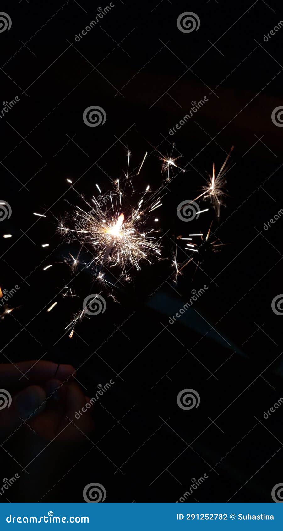 Playing with Fireworks in the House Stock Photo - Image of house, event ...