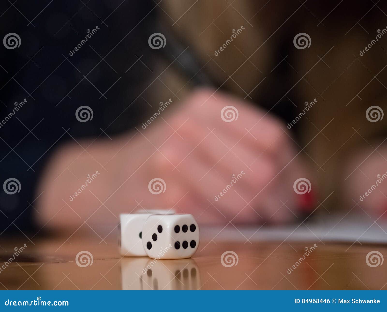 Playing a game with dice stock photo. Image of chance - 84968446