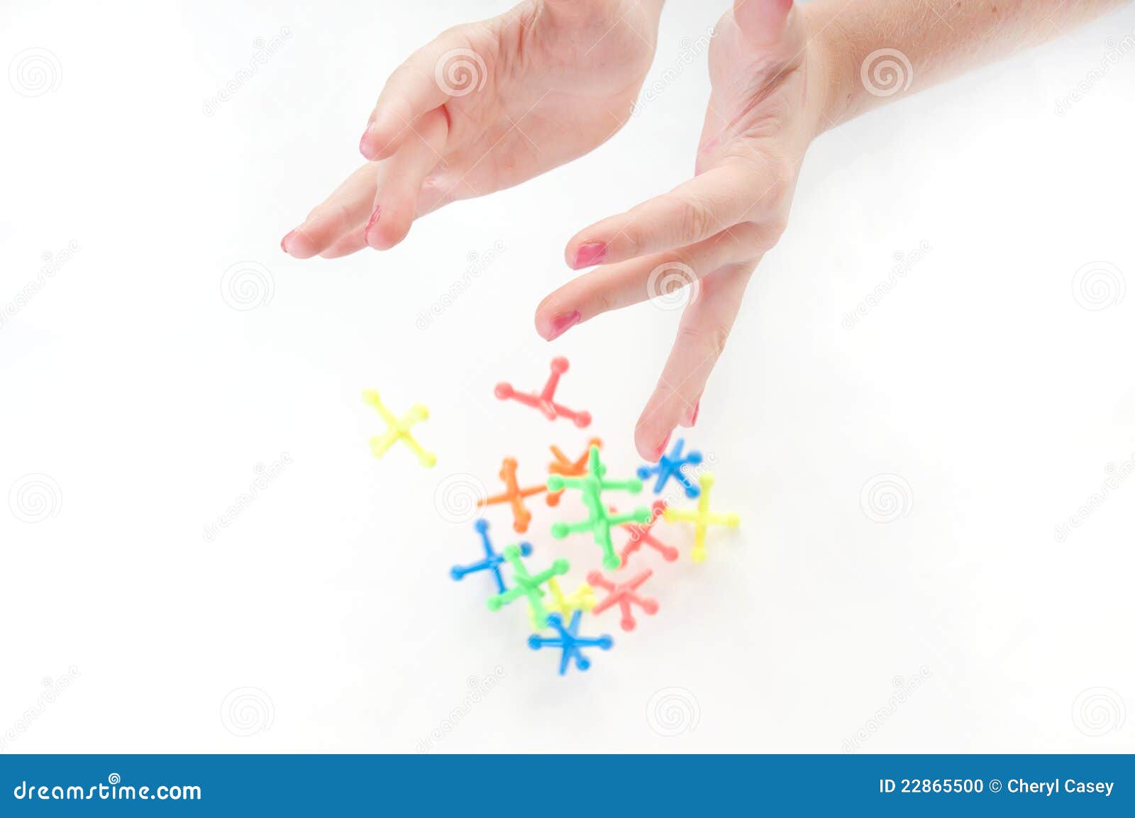 Playing game of jacks stock photo. Image of pieces, vintage - 22865500
