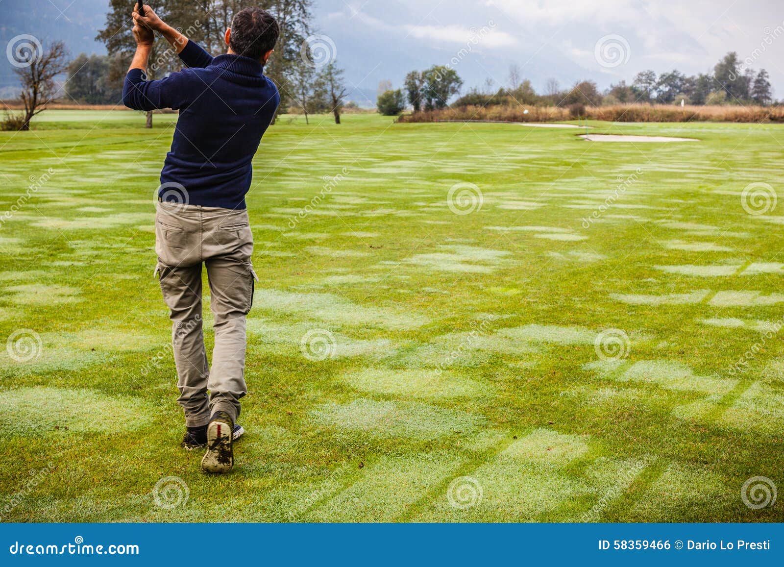 Playing Golf in the Morning Stock Photo - Image of golf, activity: 58359466