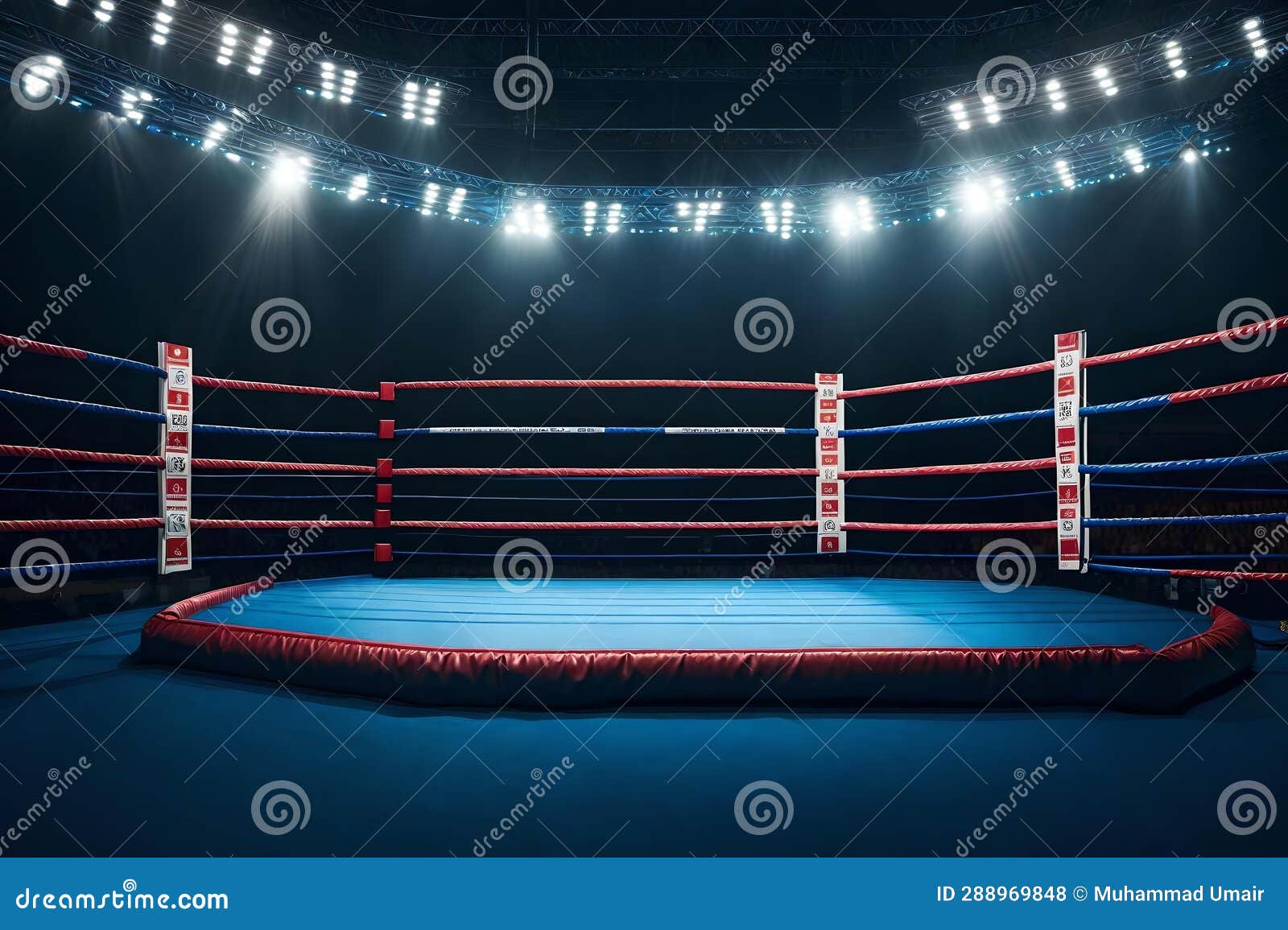 PLAYING GROUND of BOXING GENERATED by AI TOOL Stock Illustration ...