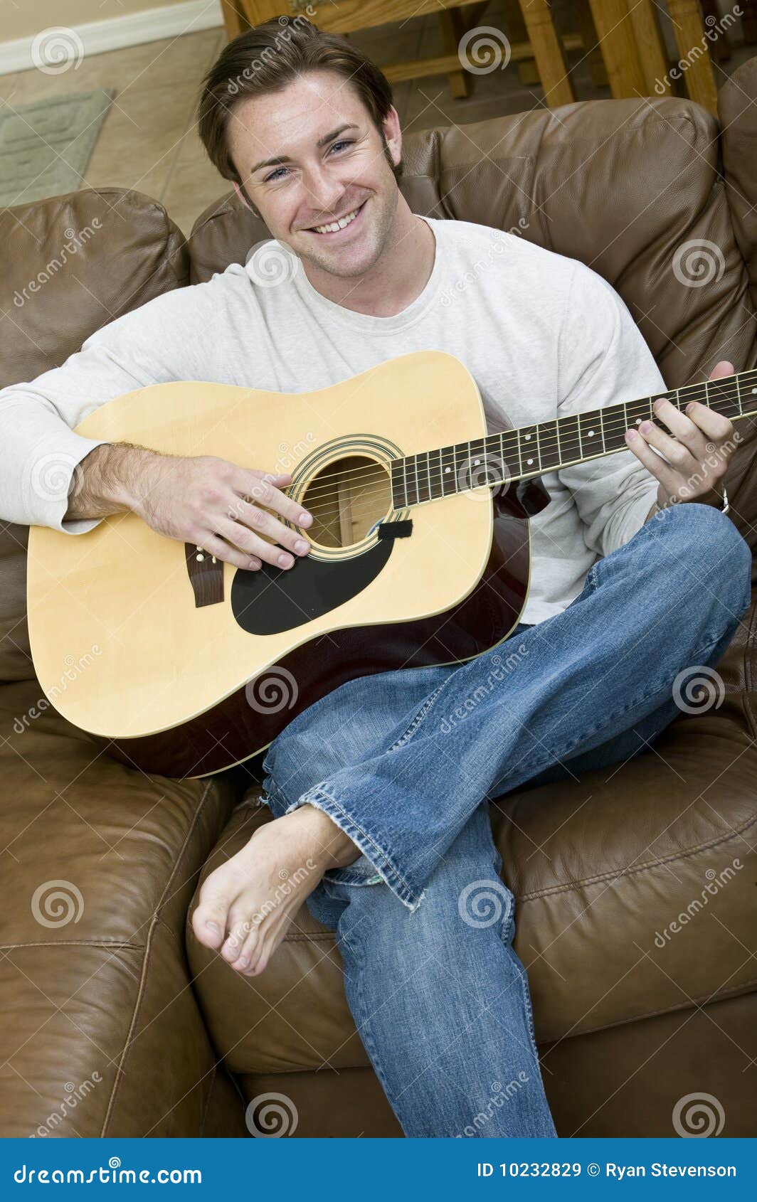 Playing Guitar stock image. Image of music, instrument - 10232829