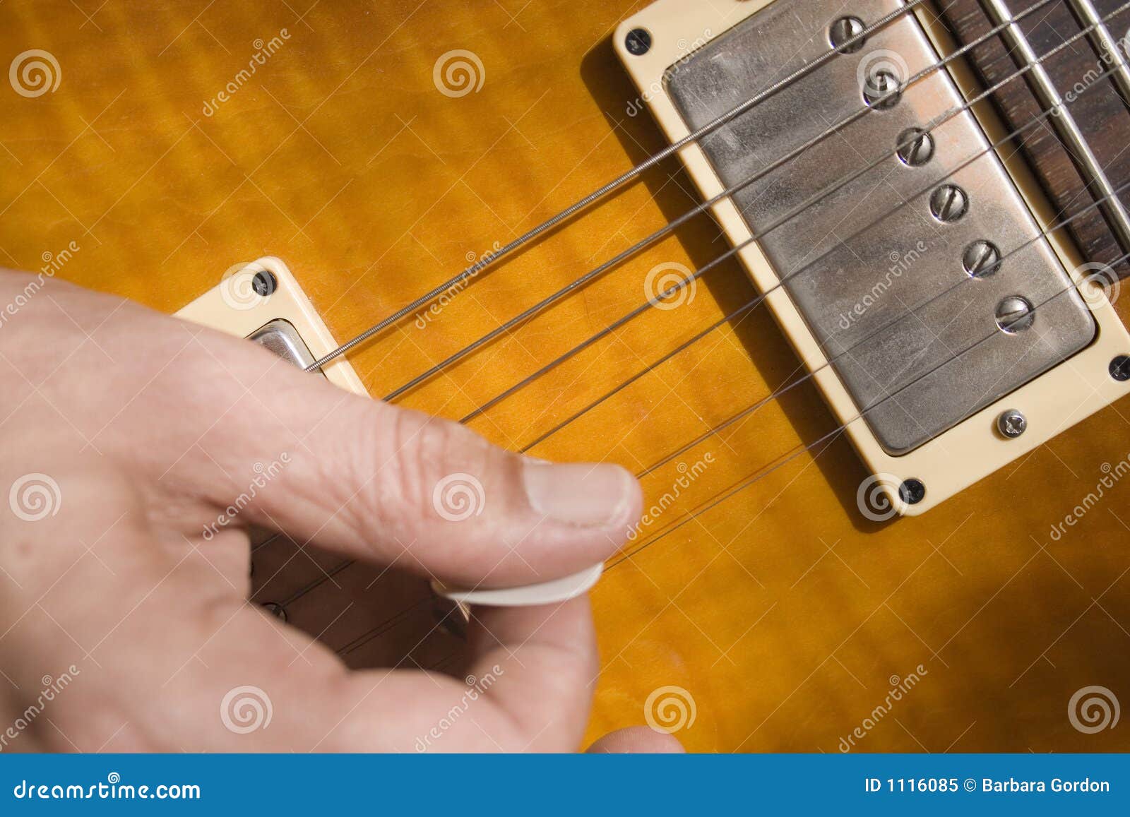 Playing guitar stock image. Image of close, string, player - 1116085