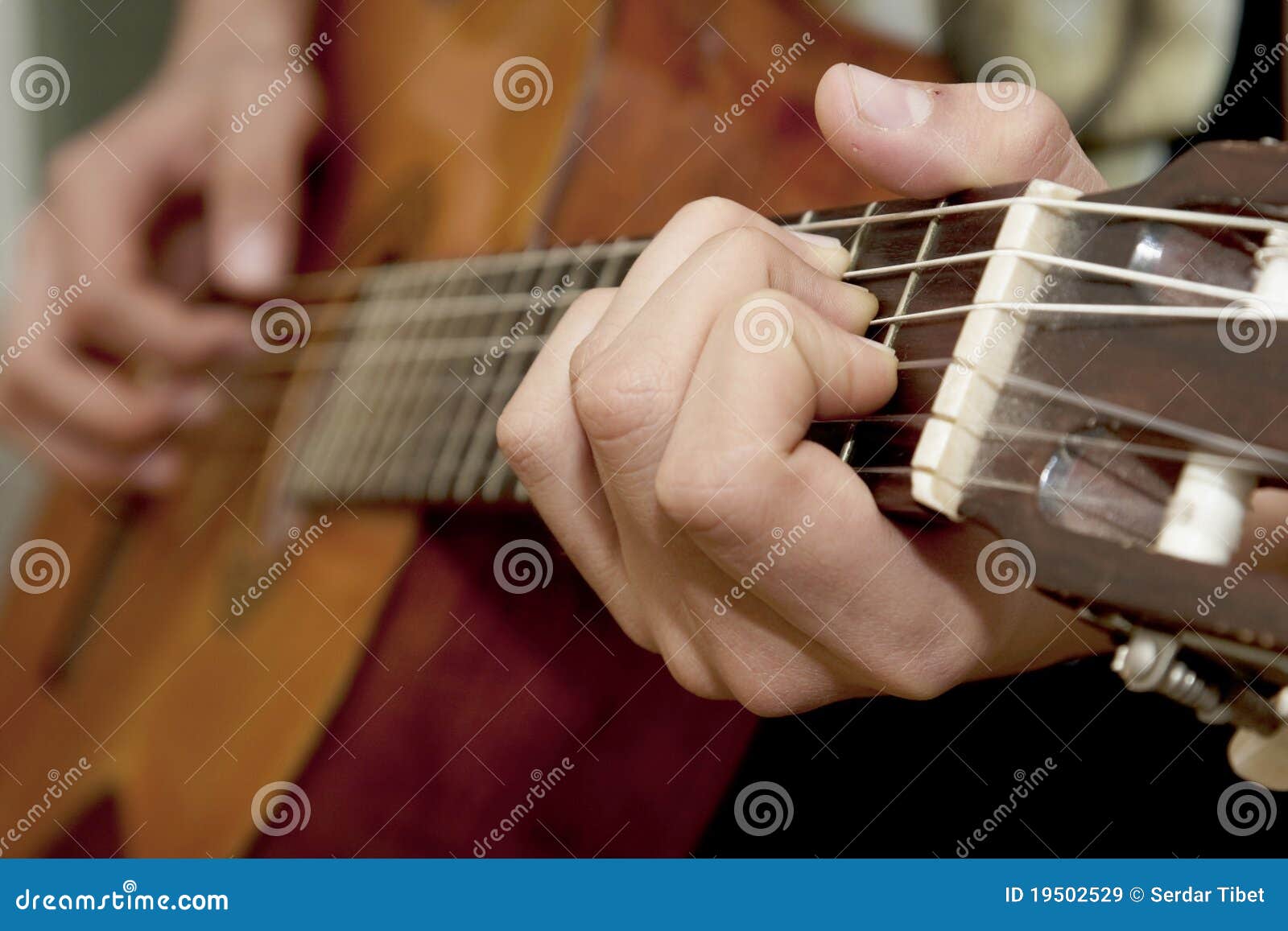 Playing guitar stock image. Image of guitar, chord, detail - 19502529