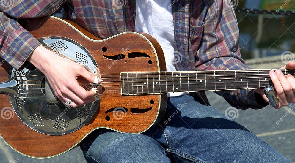 Playing Guitar stock photo. Image of sounds, guitar, outdoor - 2547444