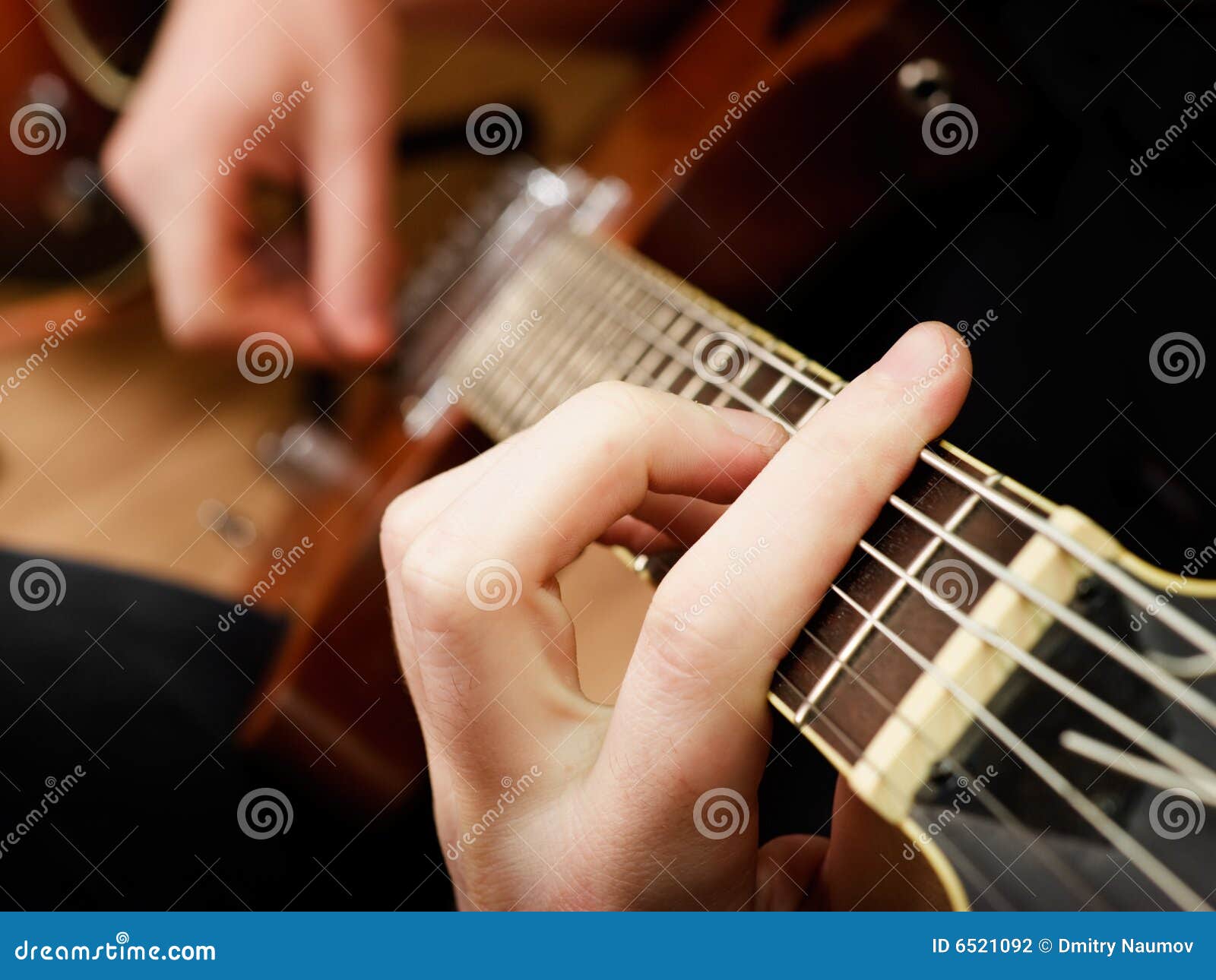 Playing guitar stock photo. Image of music, rock, close - 6521092
