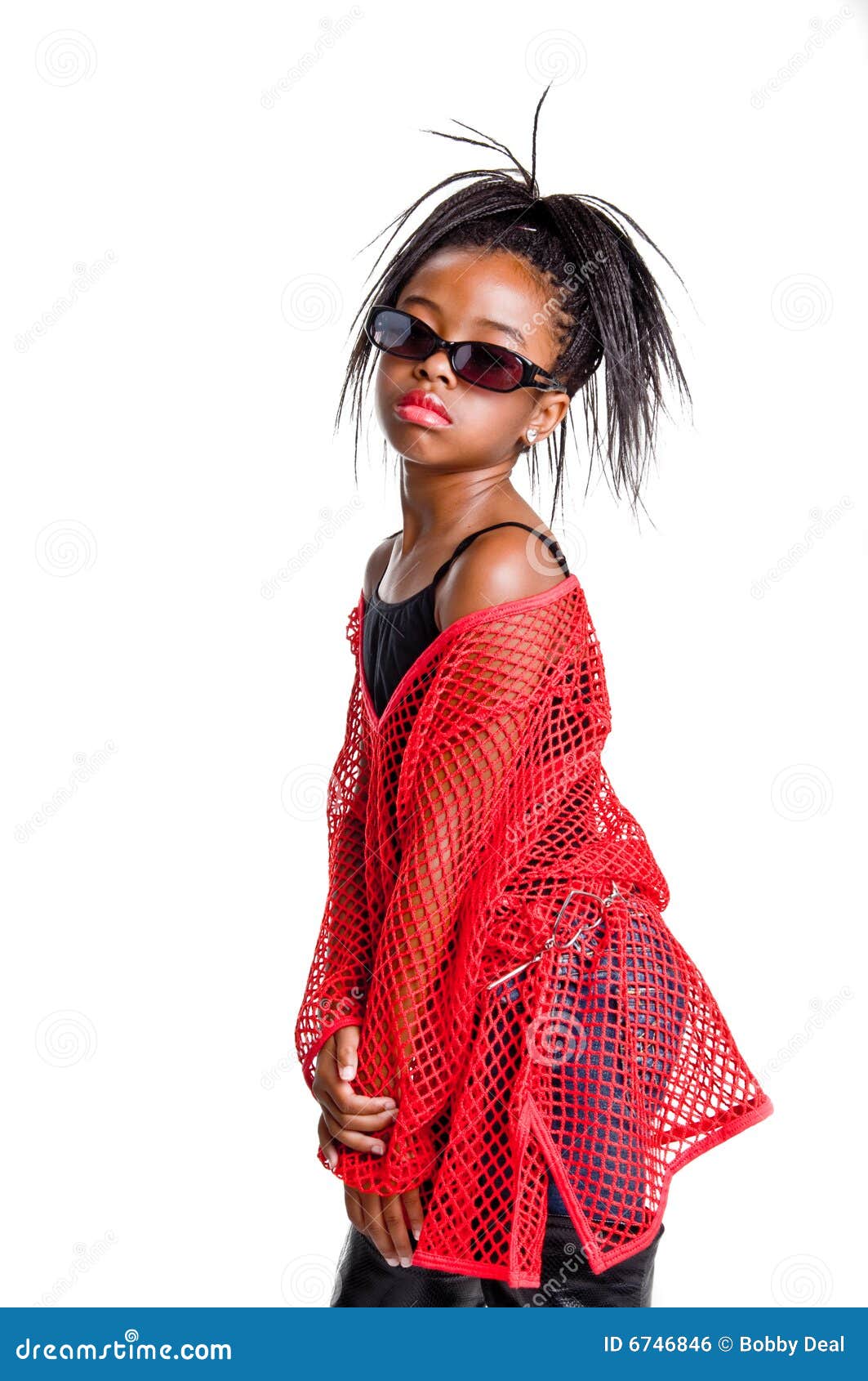 Playing Hip Hop Dress Up stock photo. Image of fashion - 6746846