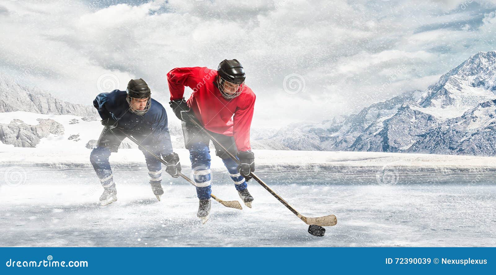 Playing hockey game stock image. Image of white, exercise - 72390039