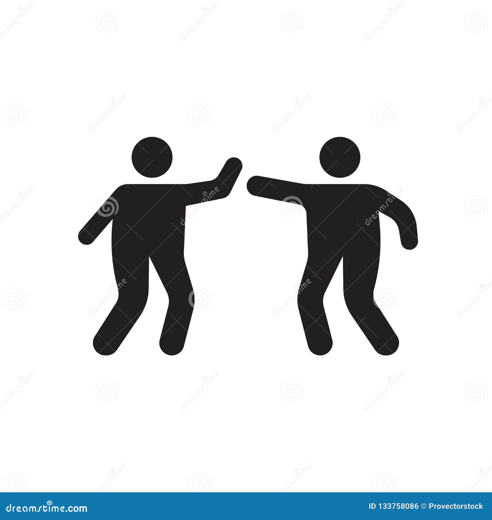 Playing Icon Vector Sign and Symbol Isolated on White Background ...