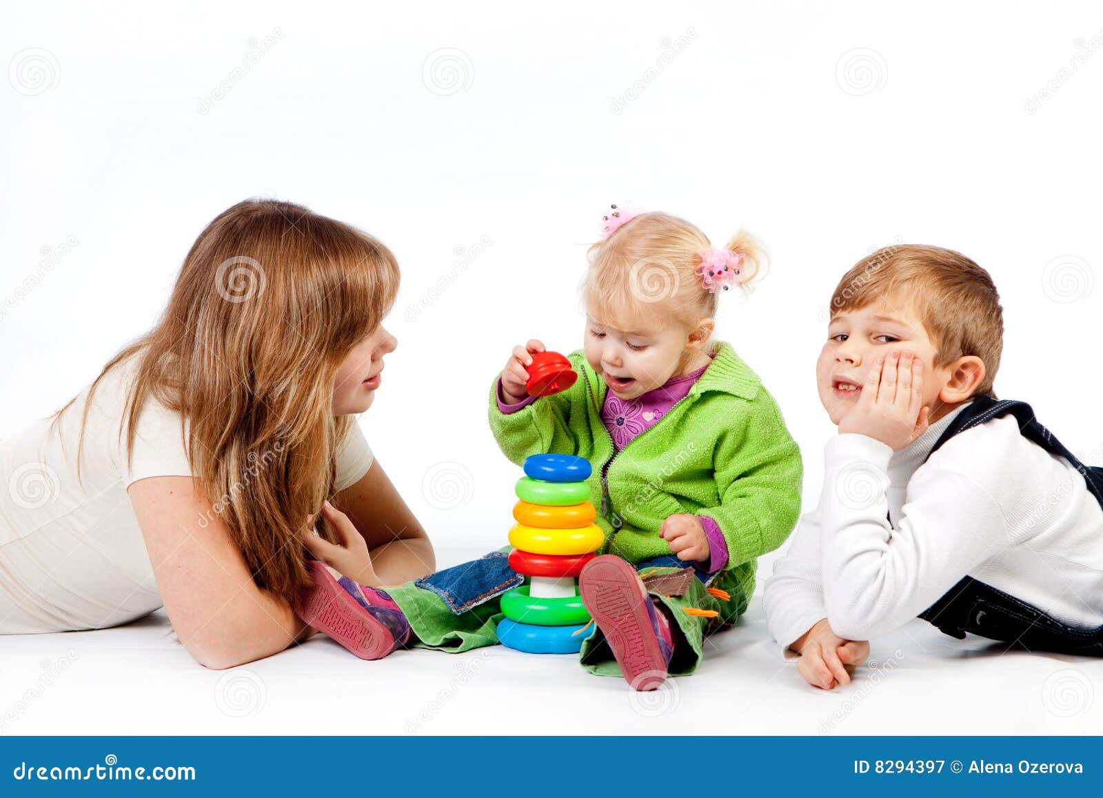Playing kids stock image. Image of learning, offspring - 8294397