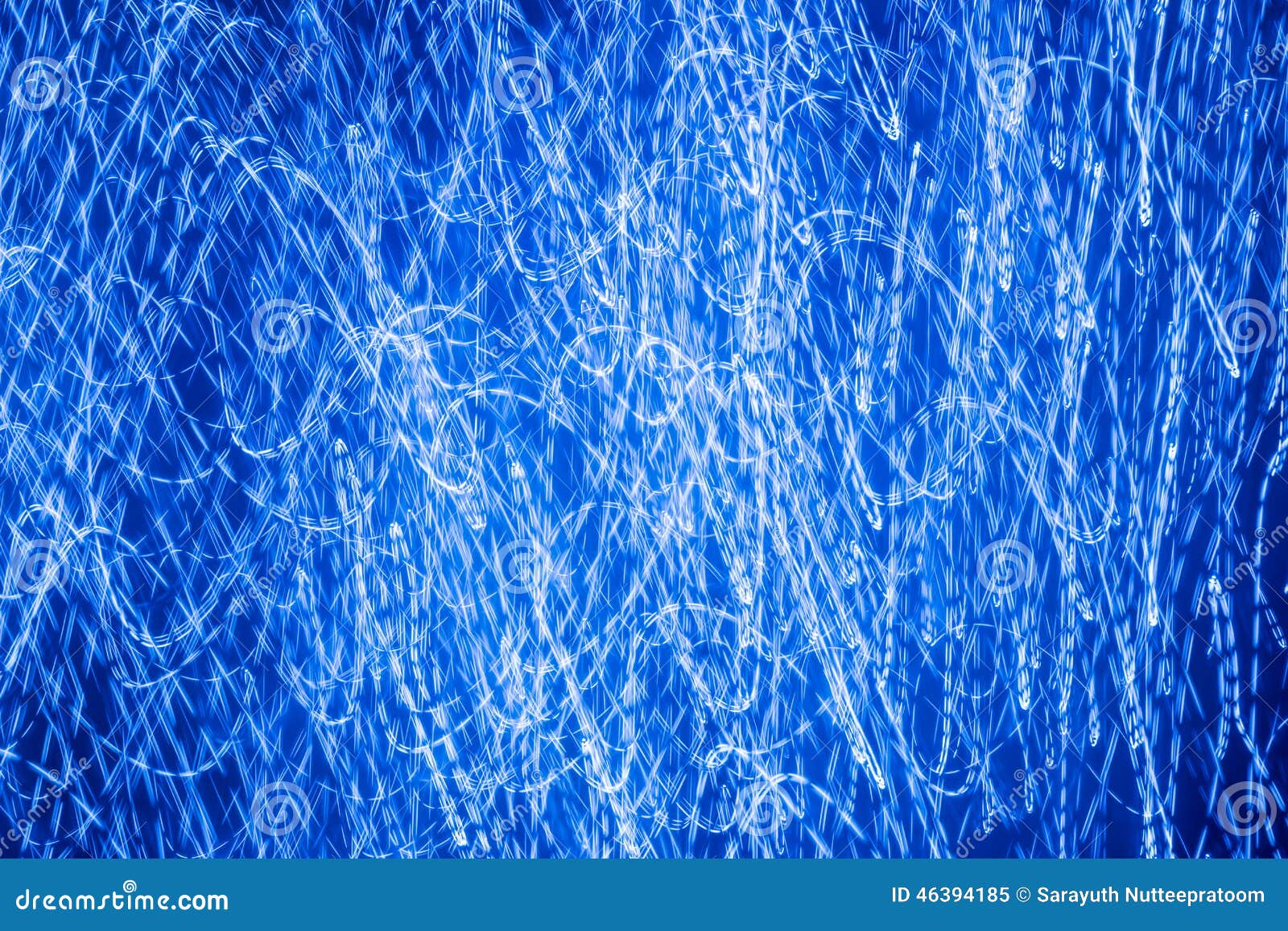 Playing with Light on Blue Background, Abstract Blue Stock Image ...