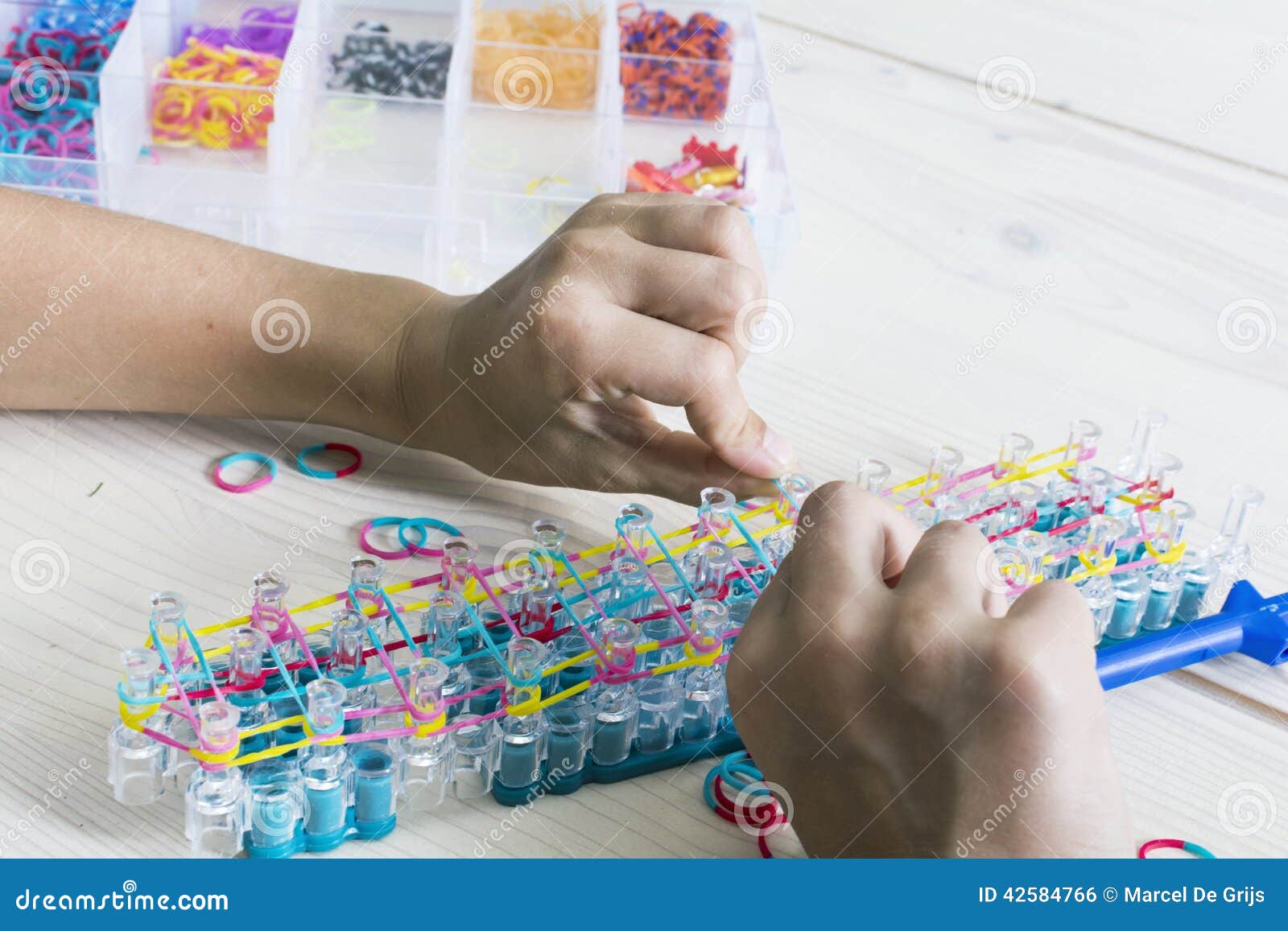 Playing loom stock photo. Image of look, loom, indoors - 42584766