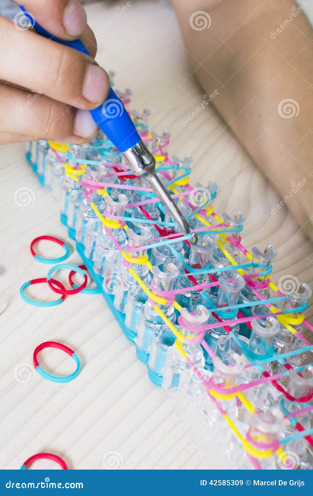 Playing loom stock image. Image of plastic, playing, loom - 42585309