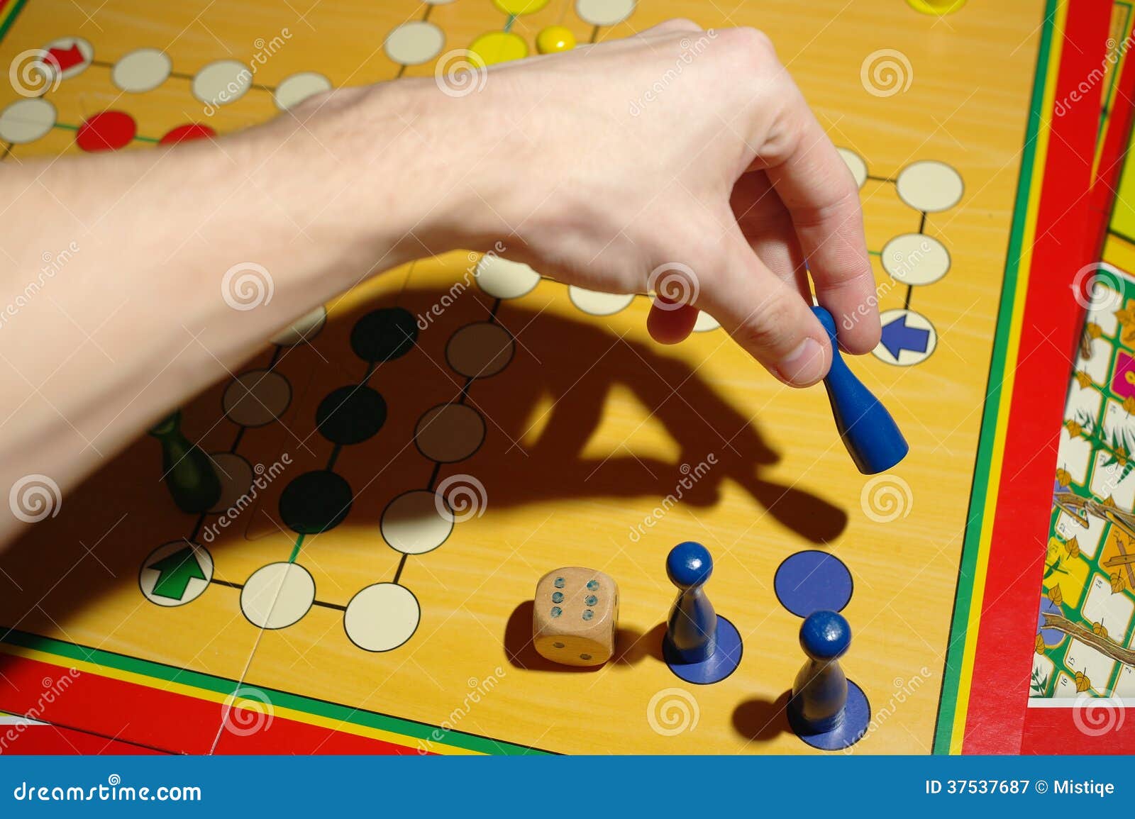 Playing ludo stock image. Image of competition, hand - 37537687