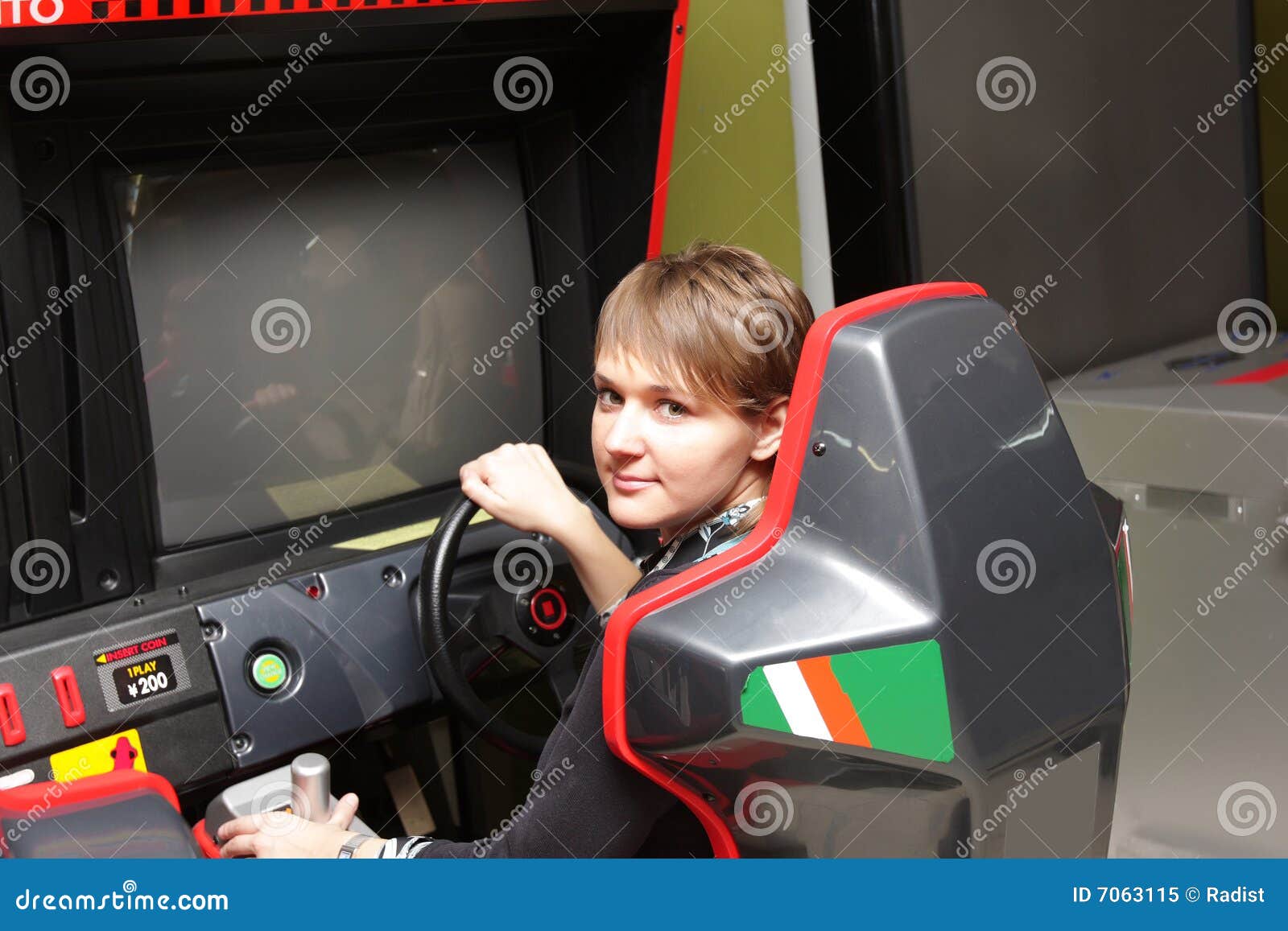 Playing machine stock image. Image of room, circle, control - 7063115