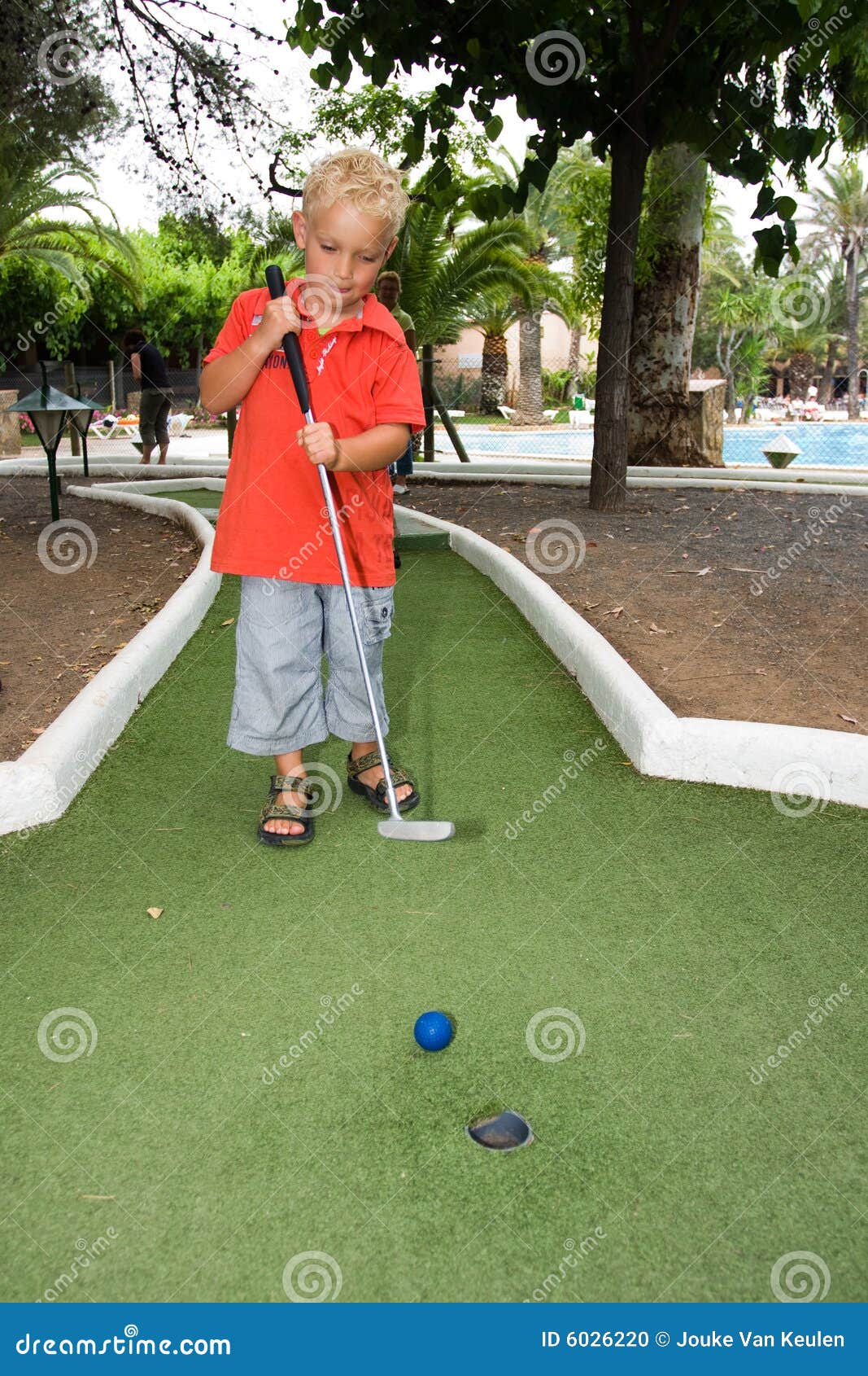 Playing mini golf stock photo. Image of playing, enjoyment - 6026220