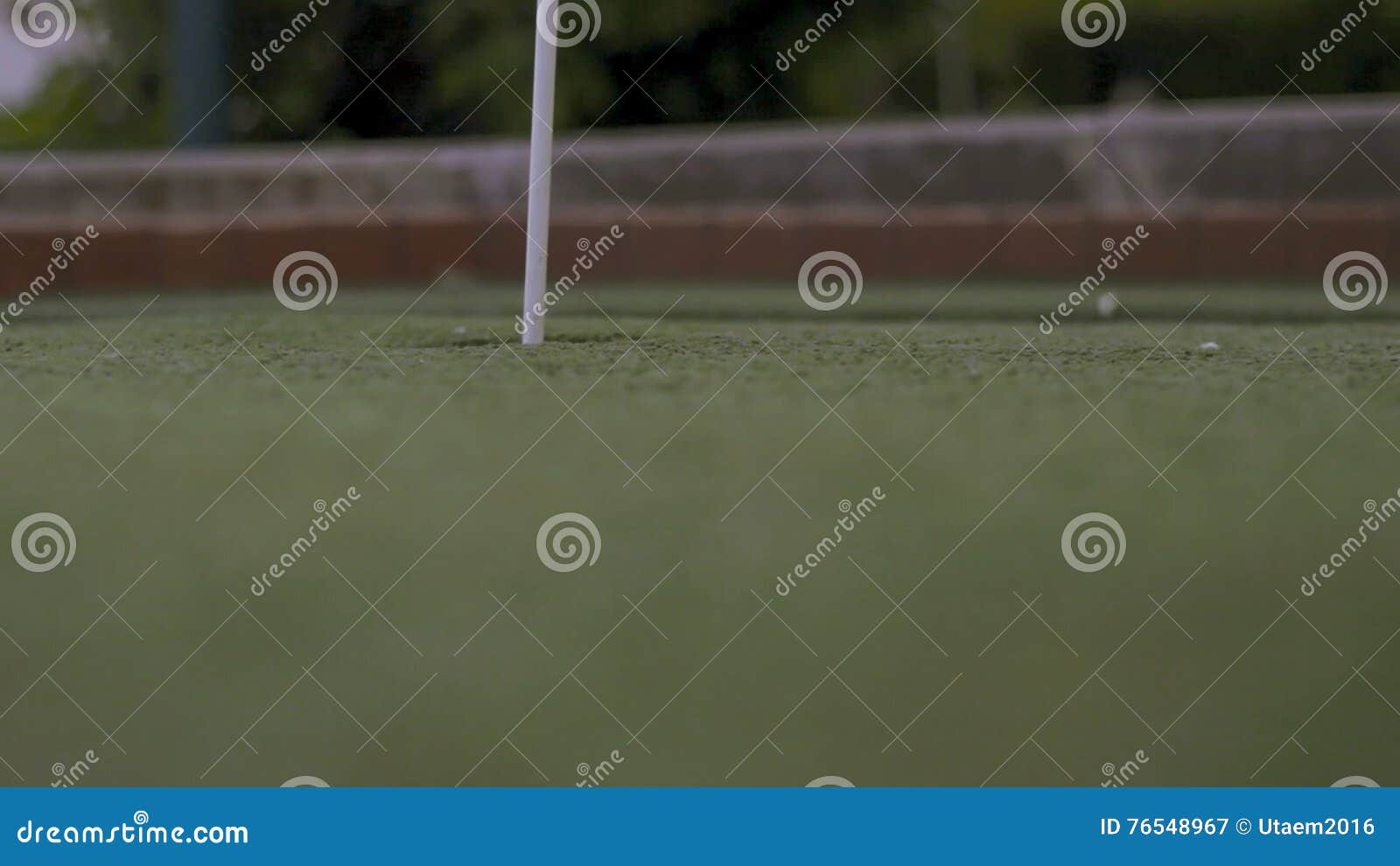 Playing Mini Golf in the Summer Close-up Stock Video - Video of leisure ...