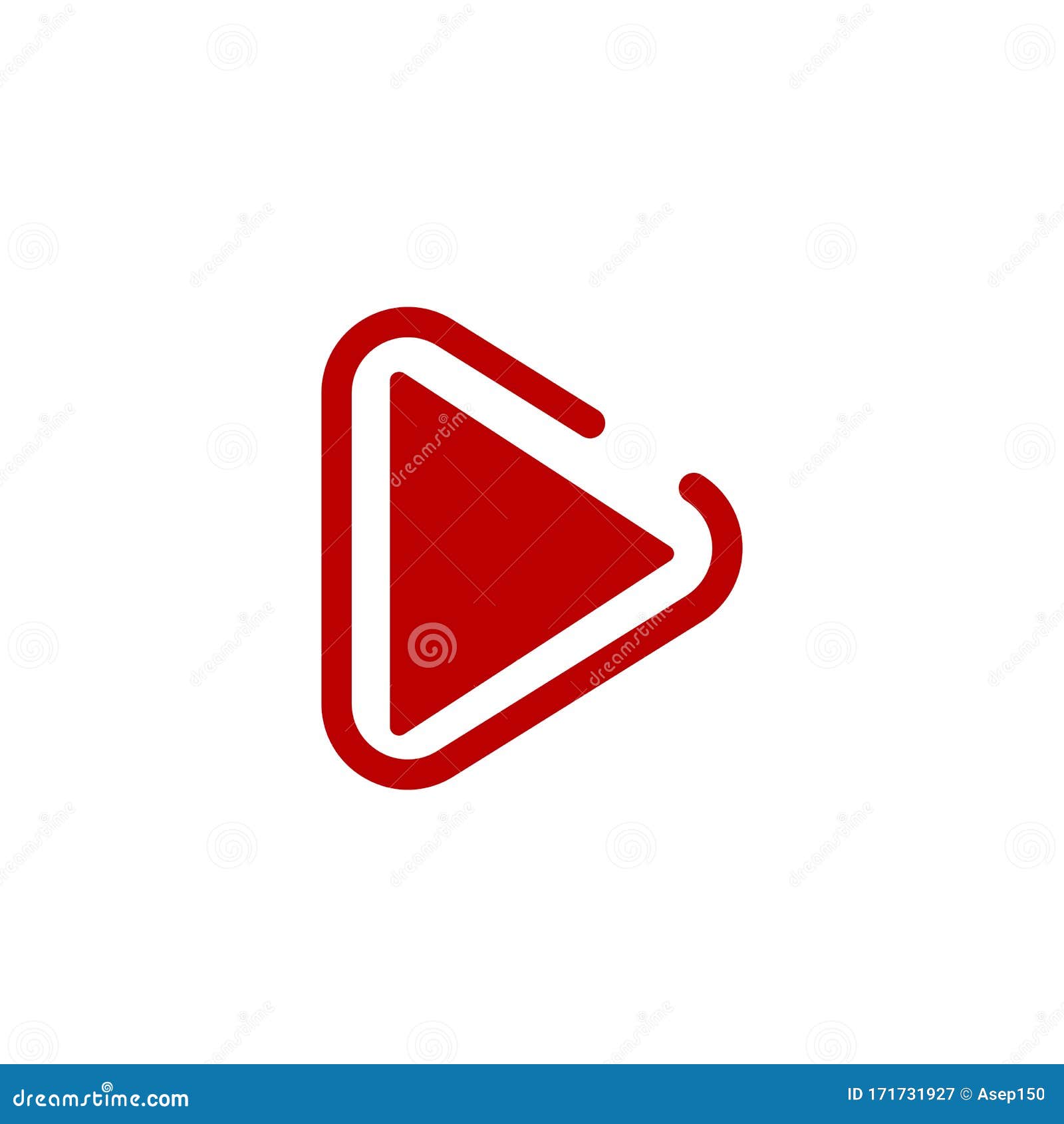 Playing Movie Logo and Icon Stock Vector - Illustration of technology ...