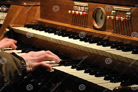 Playing organ stock image. Image of church, music, craftsmenship - 15110595