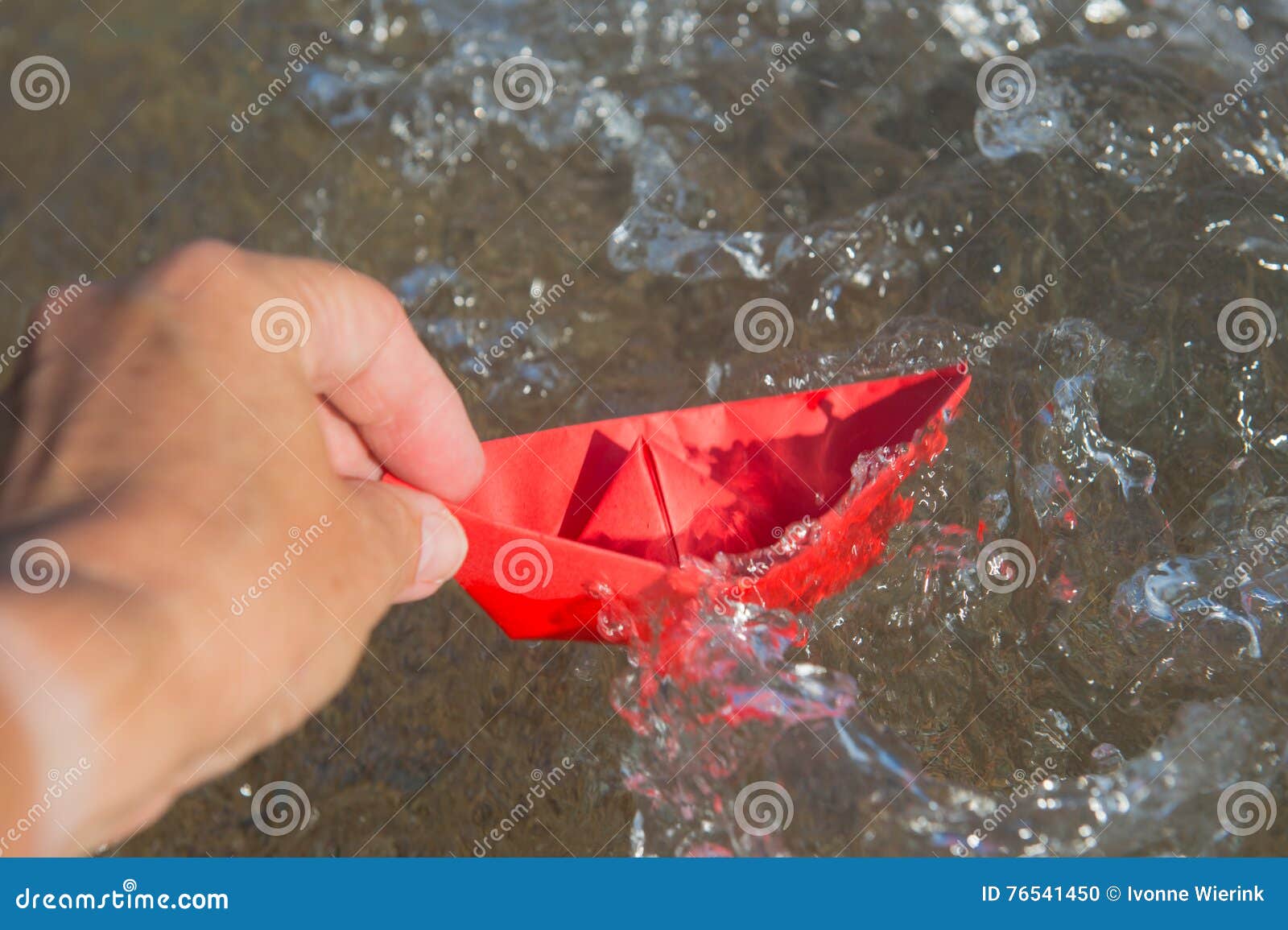 Playing with paper boat stock photo. Image of paper, play - 76541450