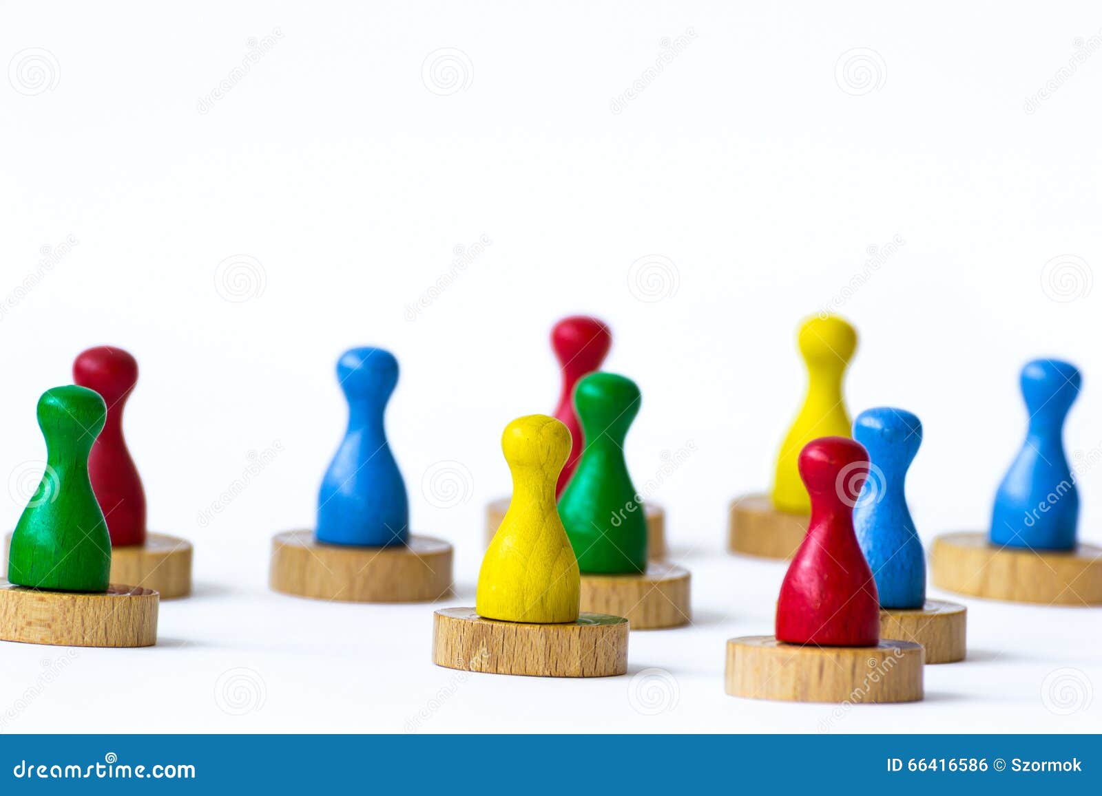 Playing pawns on white stock photo. Image of group, leisure - 66416586