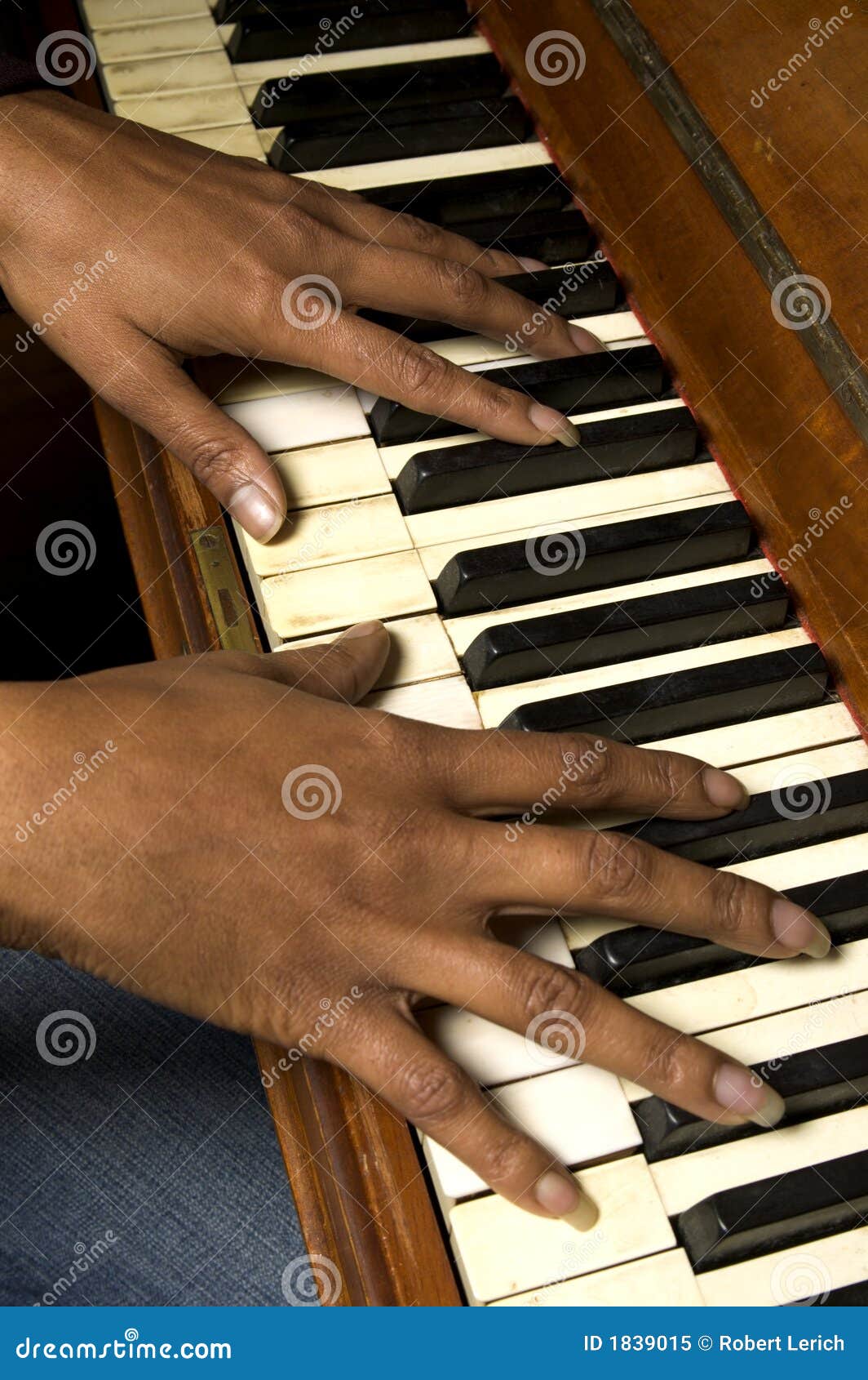 Playing piano stock image. Image of hands, woman, female - 1839015