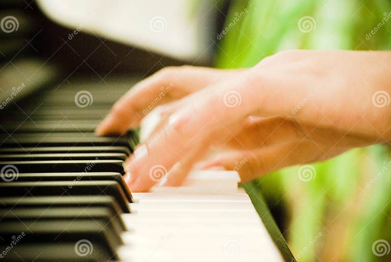 Playing the piano stock photo. Image of player, horizontal - 2716632