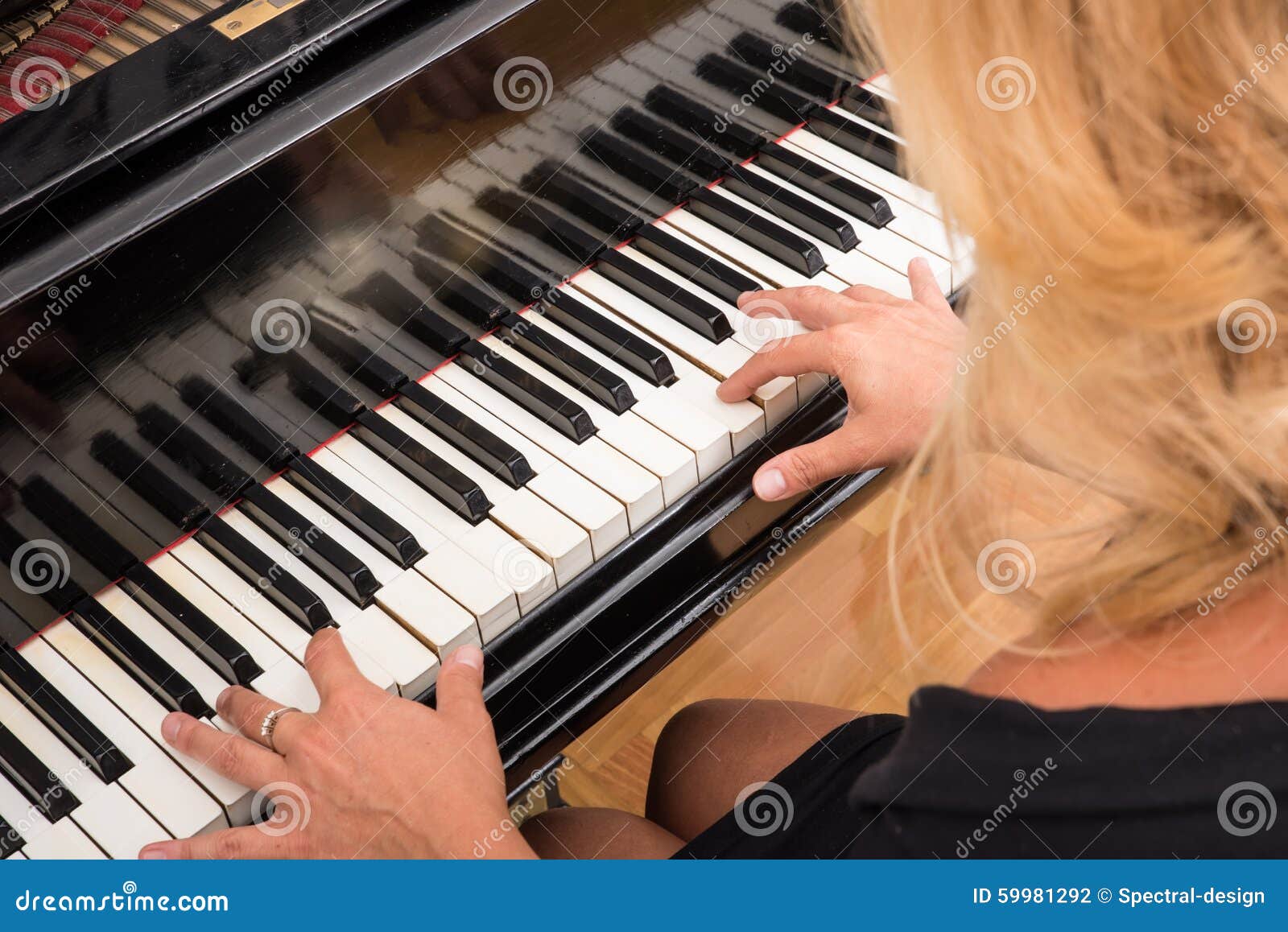 Playing Piano stock photo. Image of finger, education - 59981292
