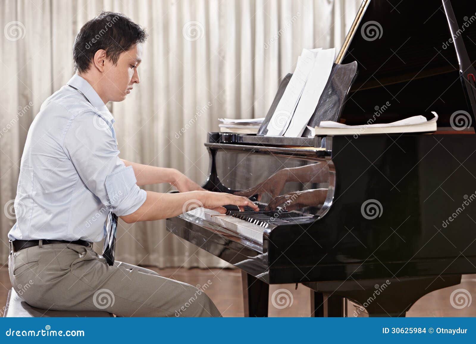 Playing Piano Stock Images - Image: 30625984