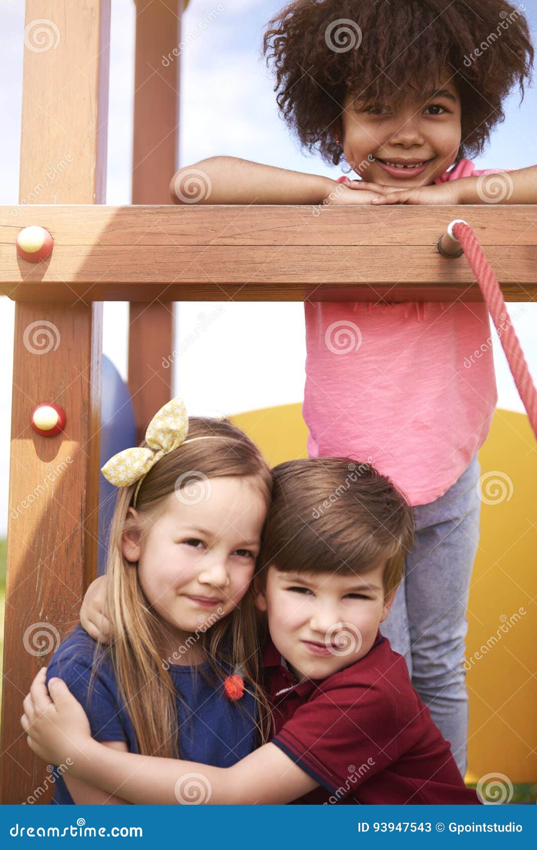 Playing on the playground stock image. Image of playing - 93947543