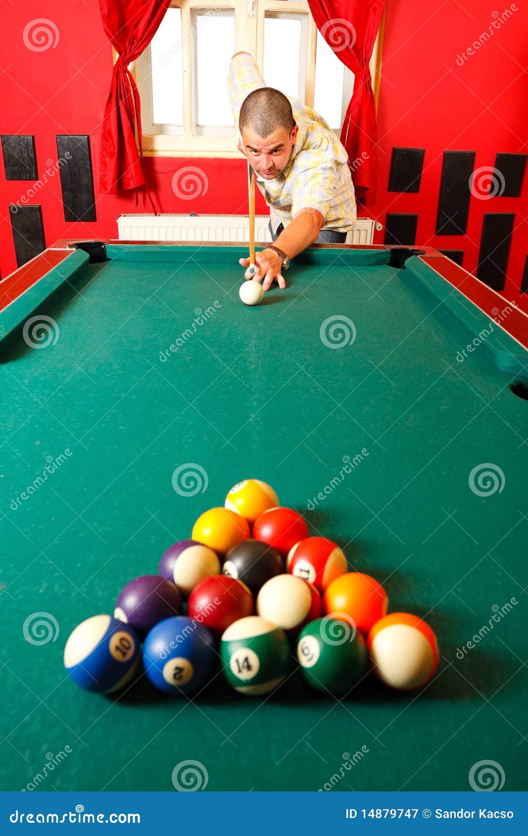 Playing pool stock image. Image of friends, happiness - 14879747