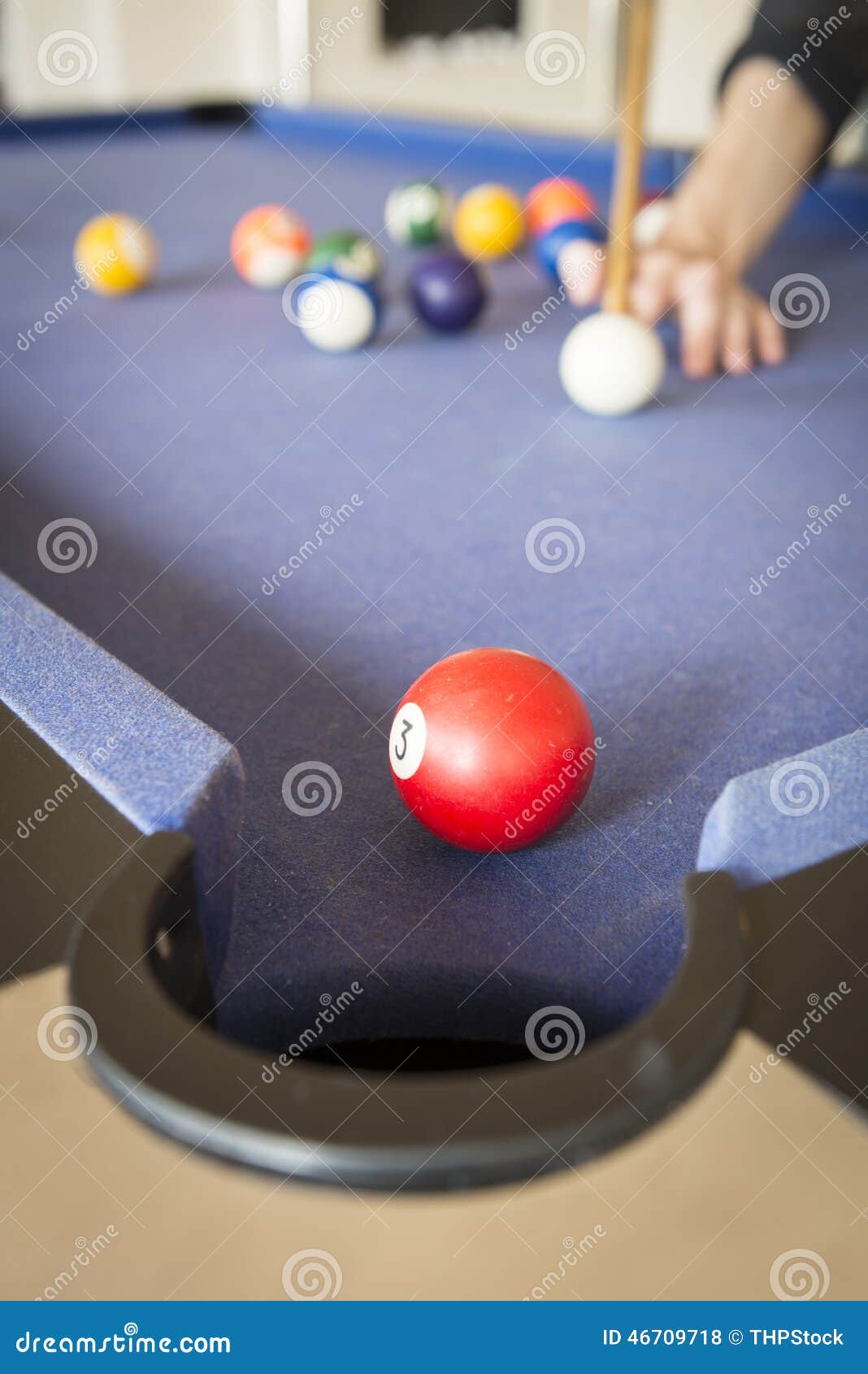 Playing Pool on Pool Table stock photo. Image of table - 46709718