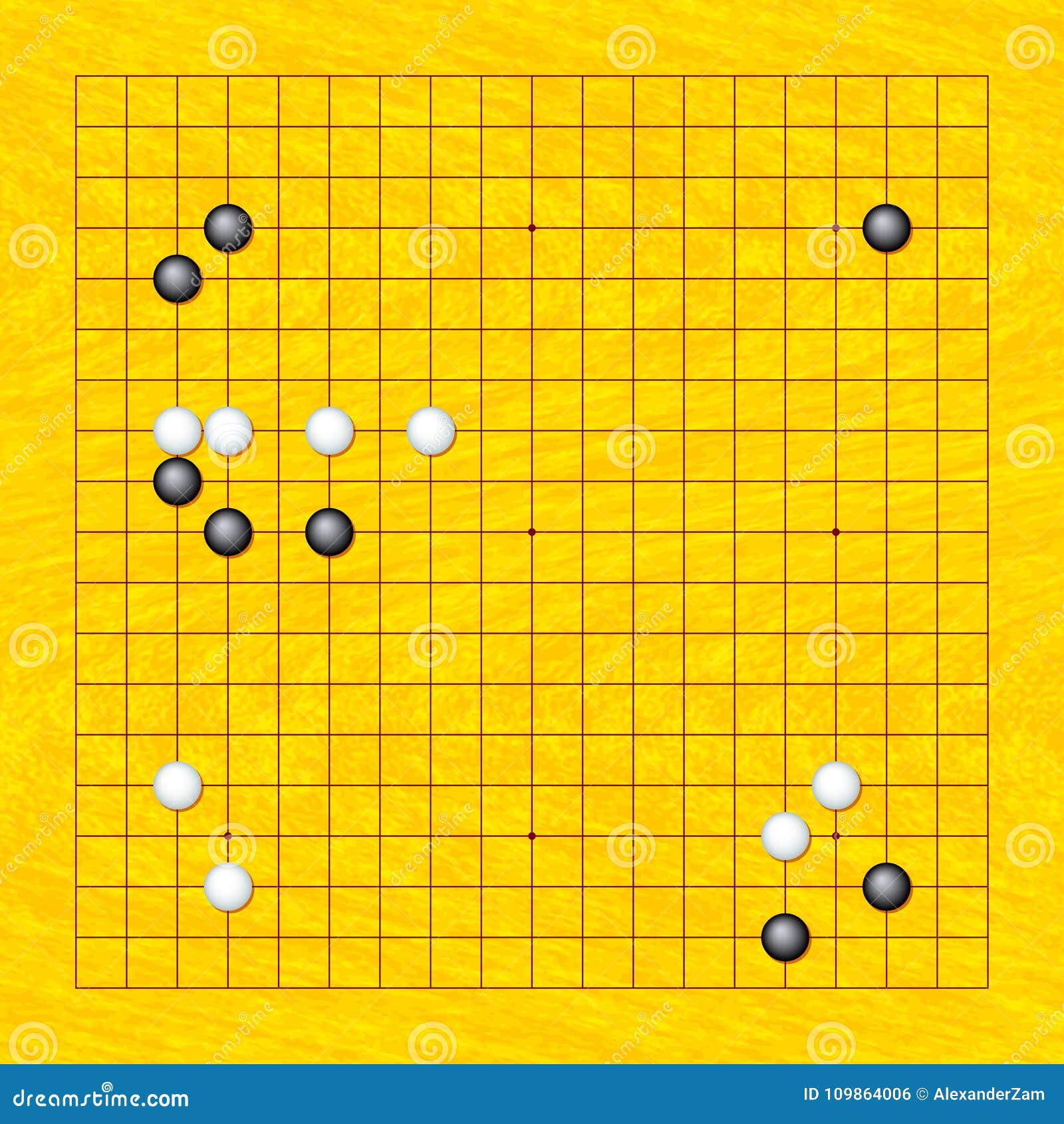 Go game stock vector. Illustration of design, gamble - 109864006