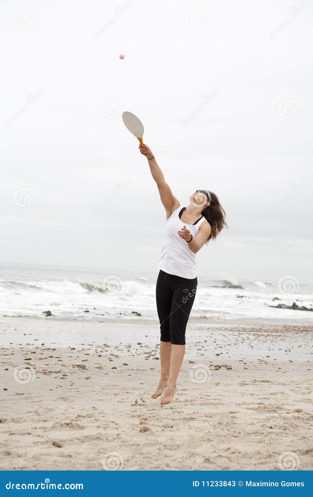 Playing racket ball stock image. Image of beauty, clothing - 11233843