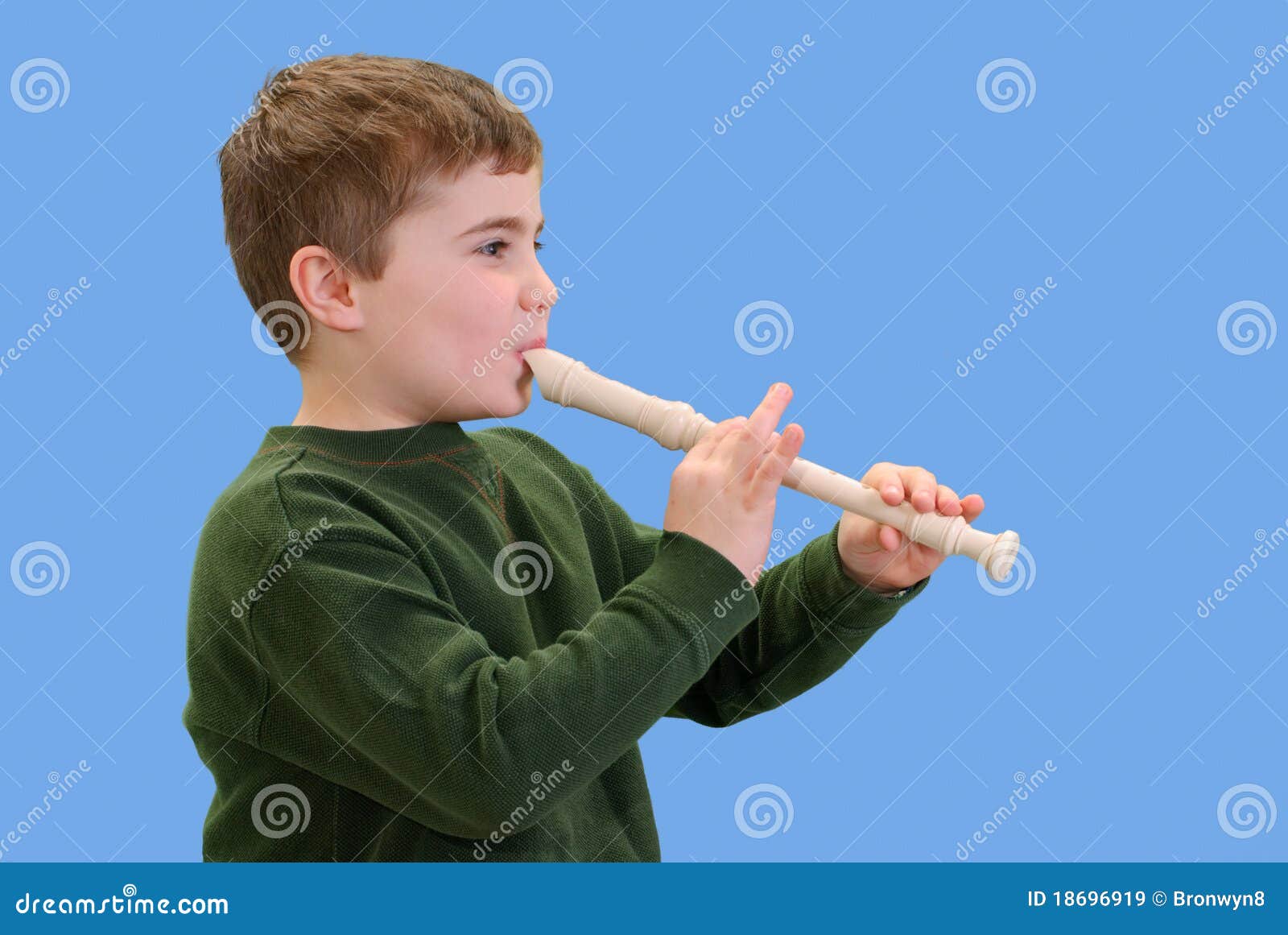 Playing a Recorder stock image. Image of space, music - 18696919