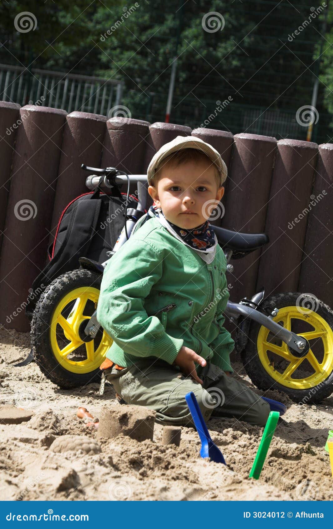 Playing in the sandbox stock photo. Image of building - 3024012