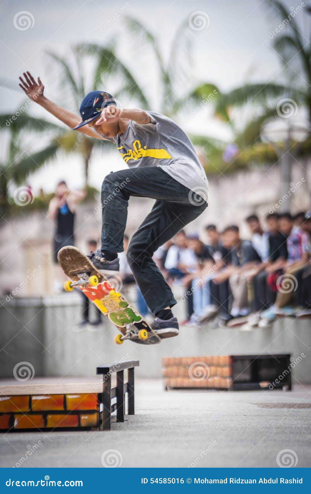 Playing Skate Board editorial photo. Image of riding - 54585016