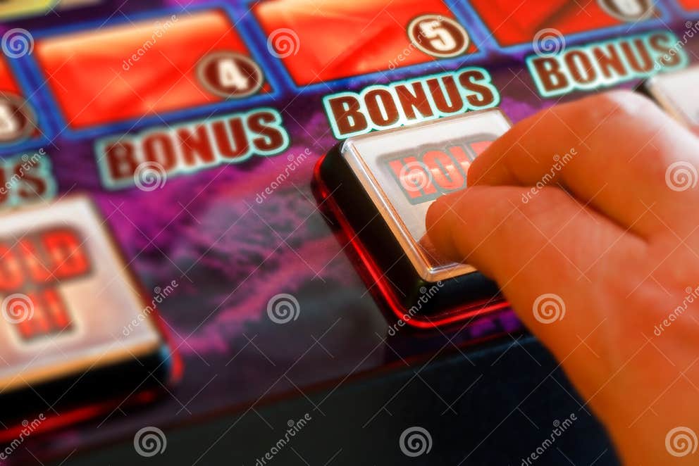 Playing the slots stock image. Image of armed, jackpot - 29063599