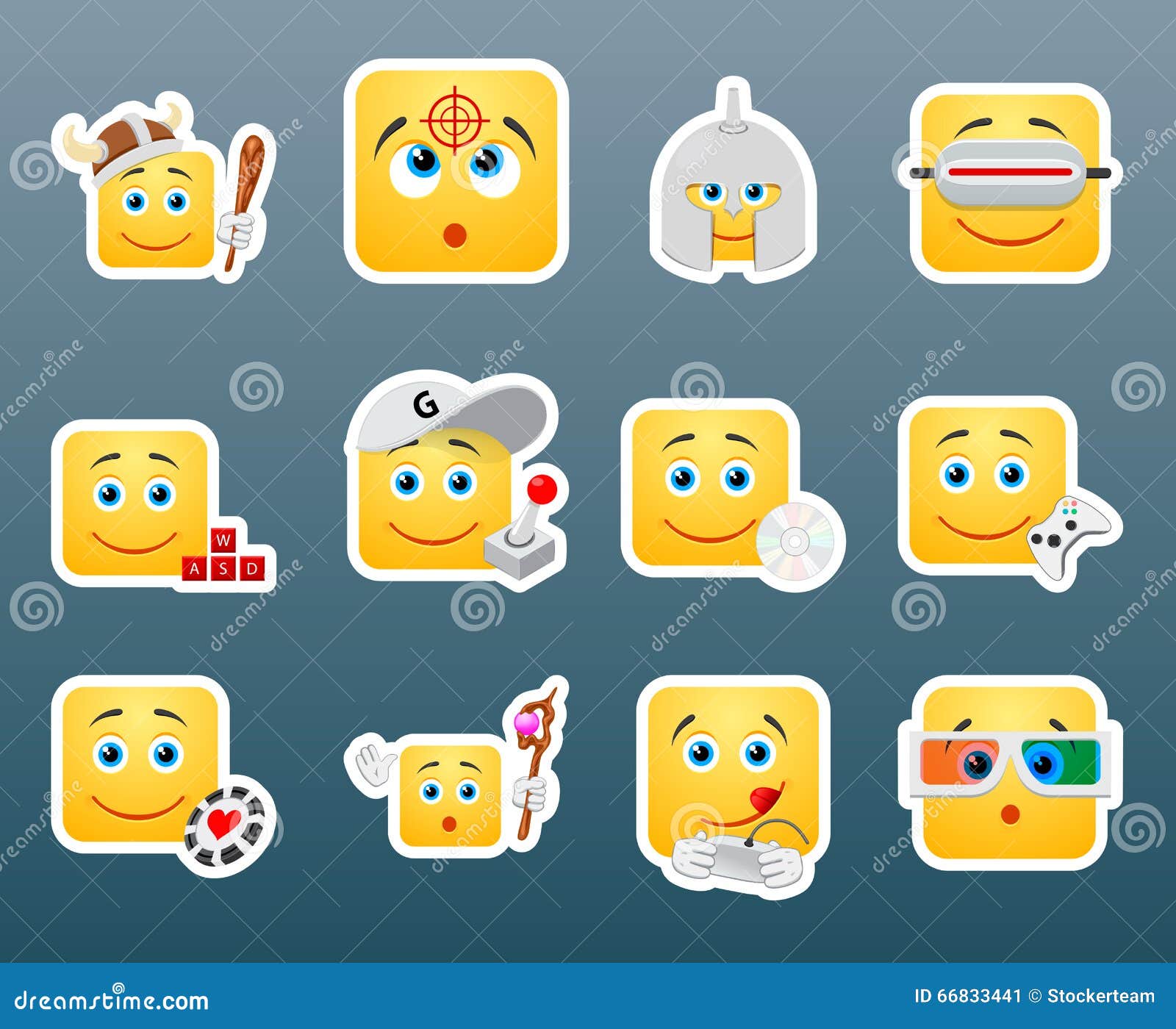 Kids Smile Stickers Stock Illustrations – 3,008 Kids Smile Stickers ...