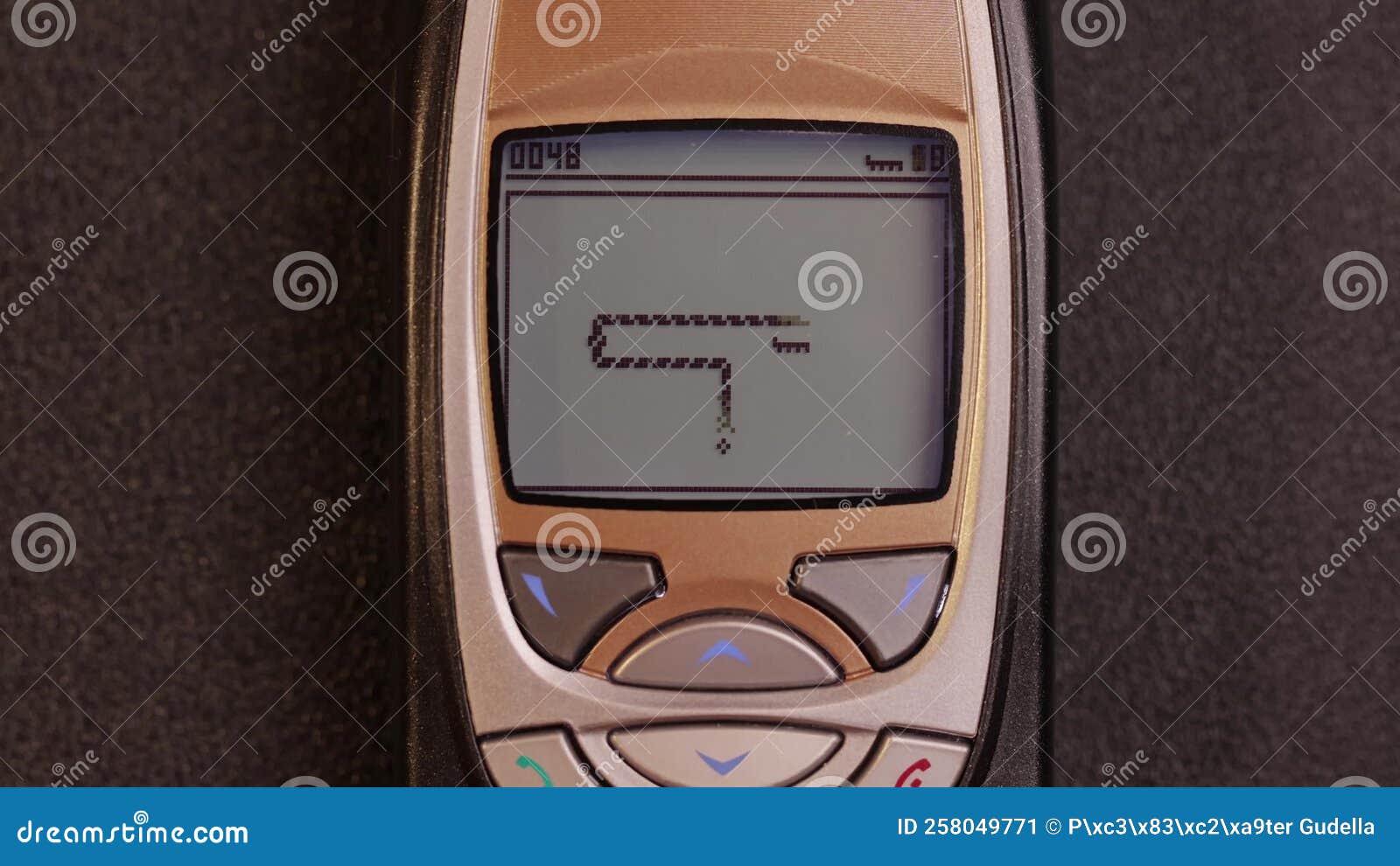 Old phone game stock video. Video of game, conventional - 258049771