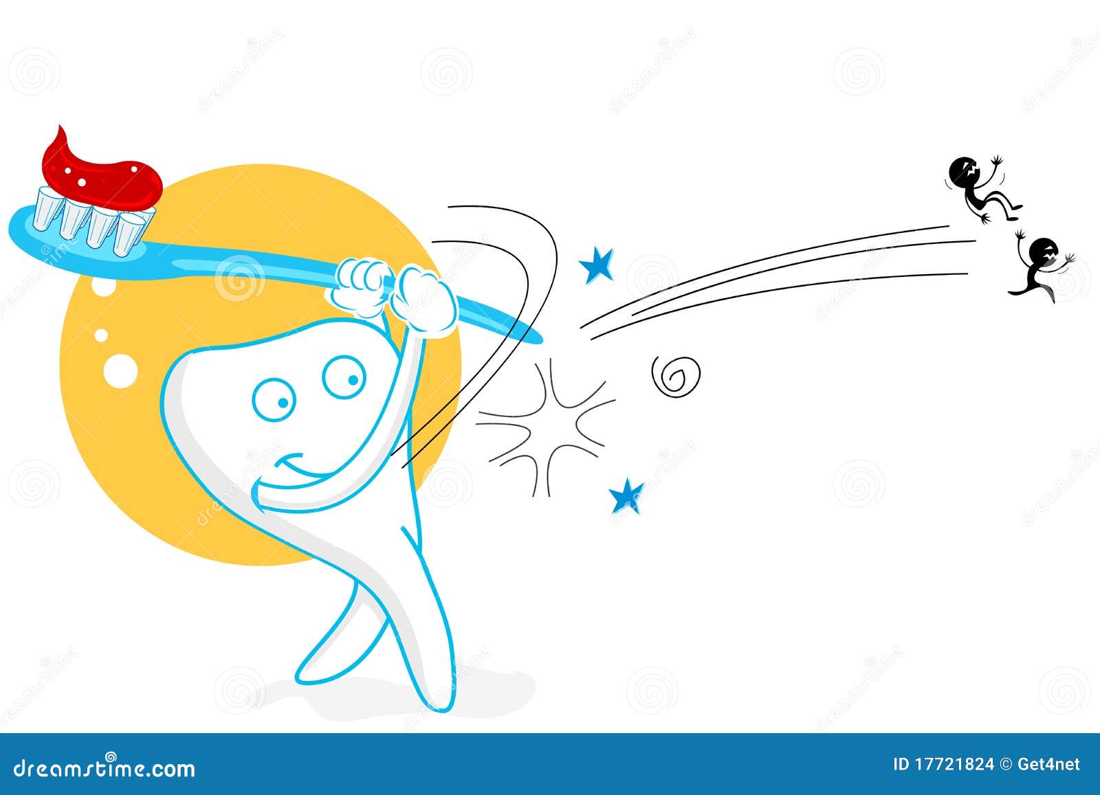 Playing teeth stock illustration. Illustration of mouth - 17721824