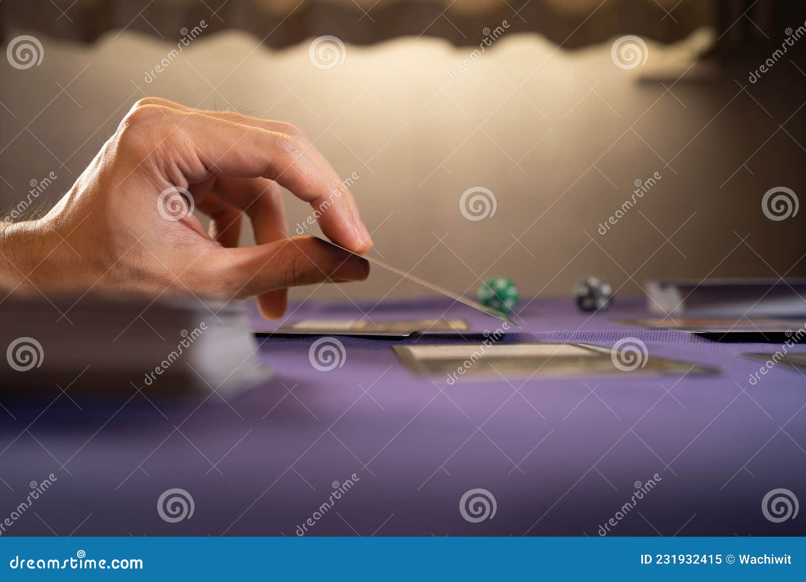 Playing Trading Card Game on a Table Stock Image - Image of ...