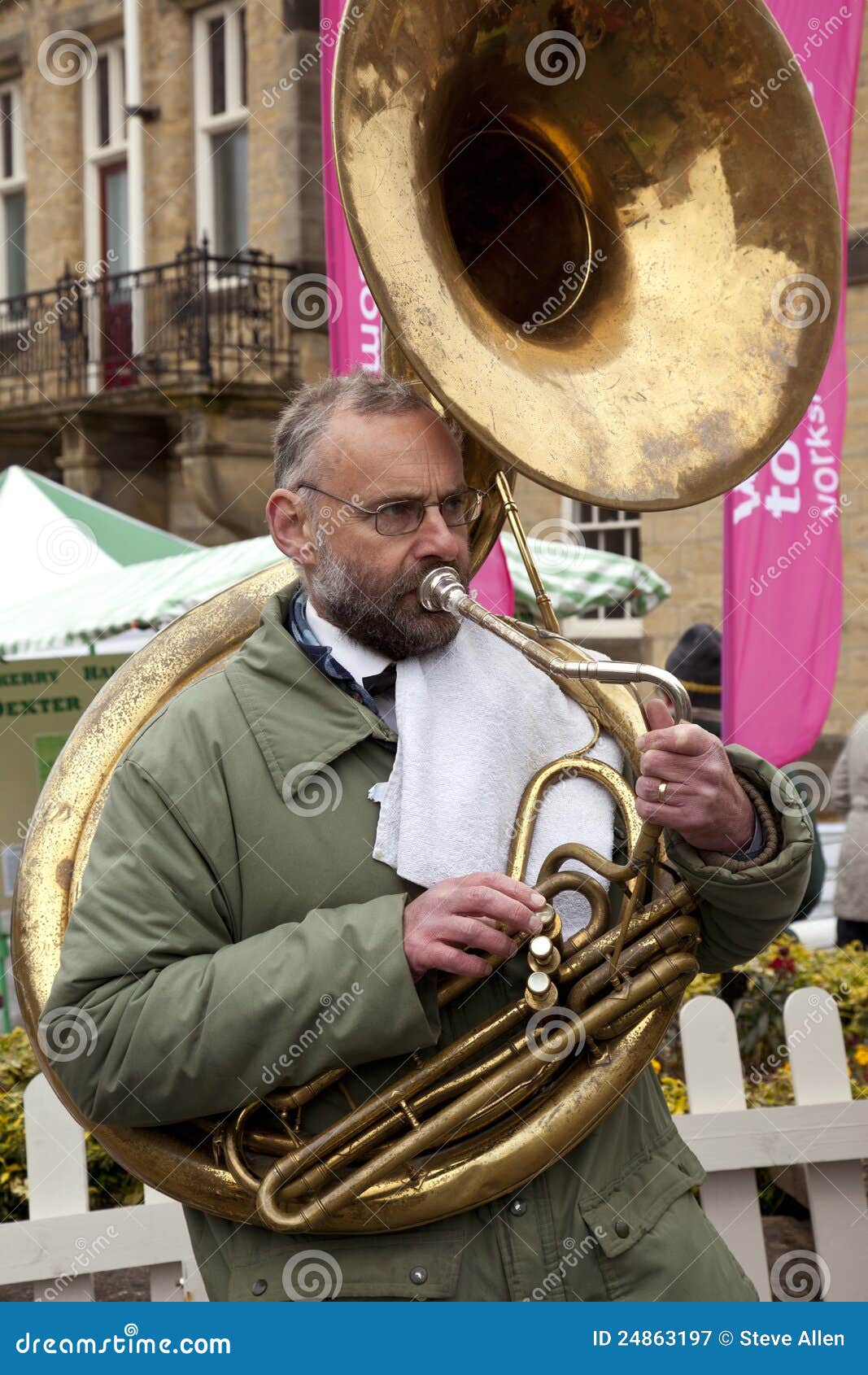 Playing the Tuba - Yorkshire - England Editorial Photography - Image of ...
