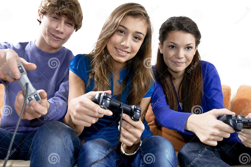 Playing video game stock photo. Image of agility, male - 15783944