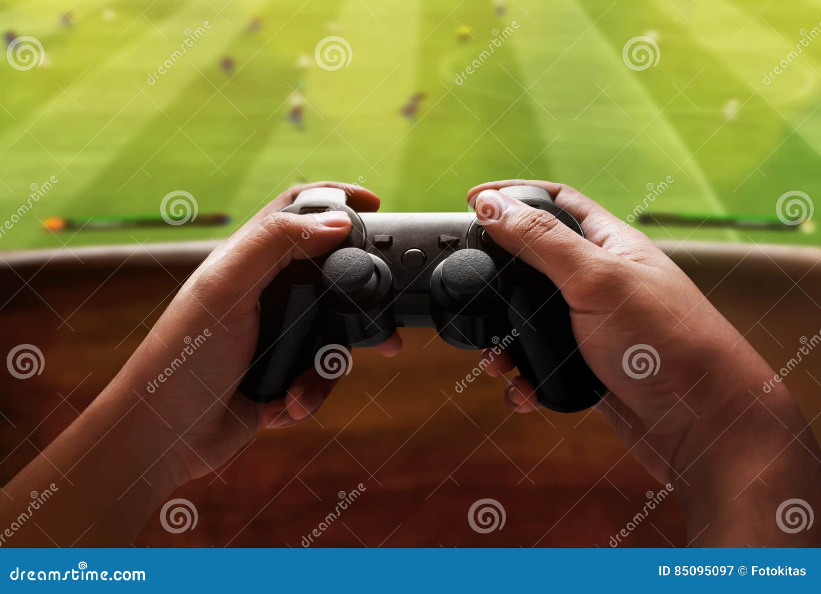 Playing video games stock image. Image of controller - 85095097