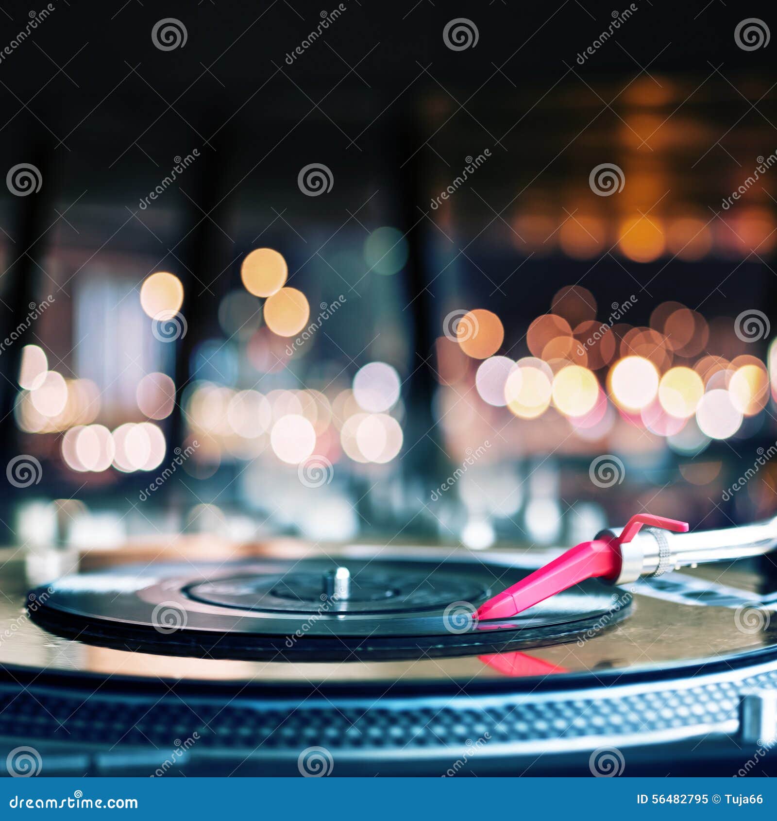 Playing vinyl stock image. Image of electronics, needle - 56482795