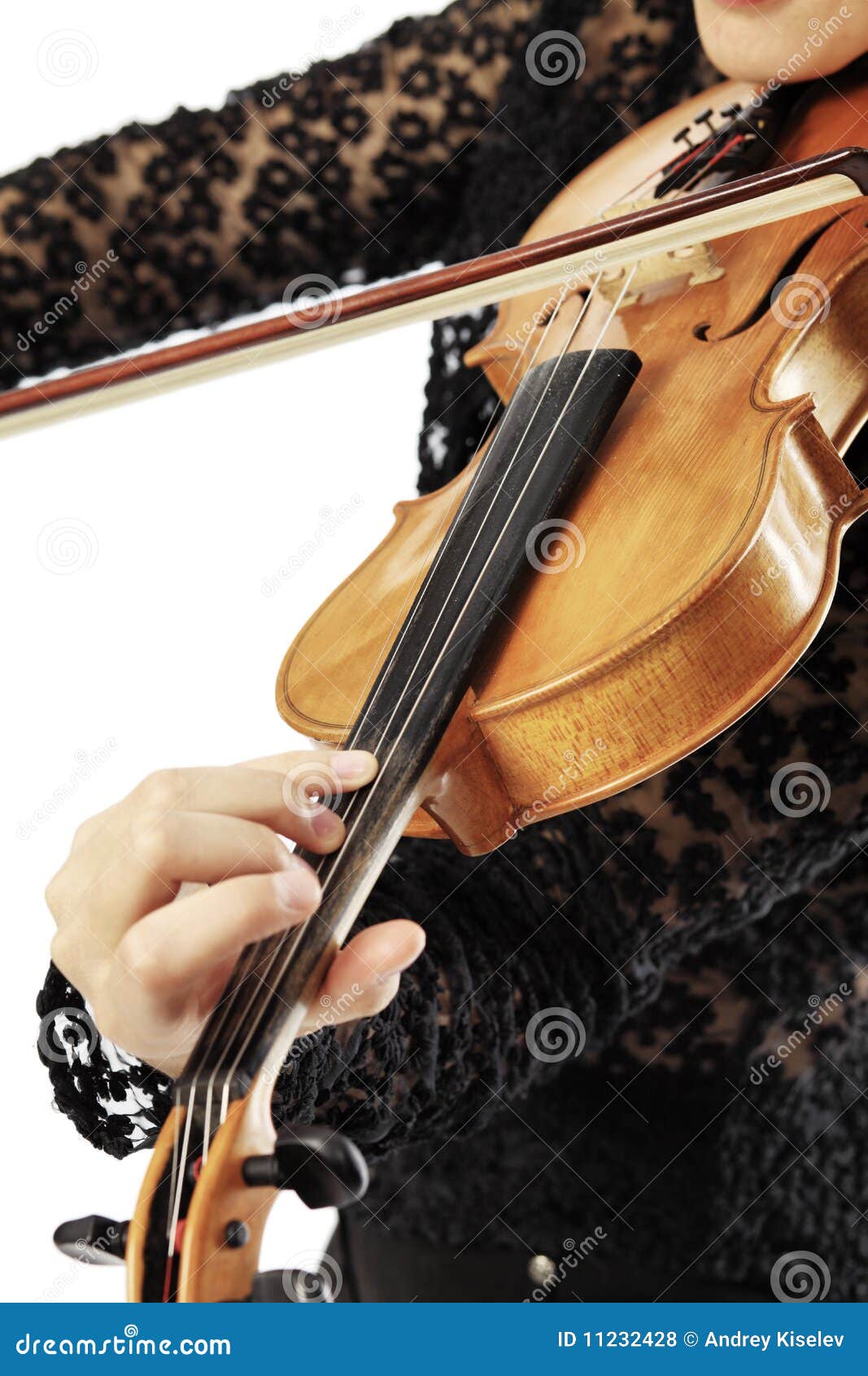 Playing a violin stock photo. Image of pianissimo, instrument - 11232428