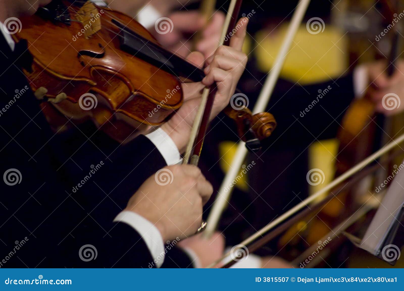 Playing violin stock image. Image of orchestra, play, concert - 3815507