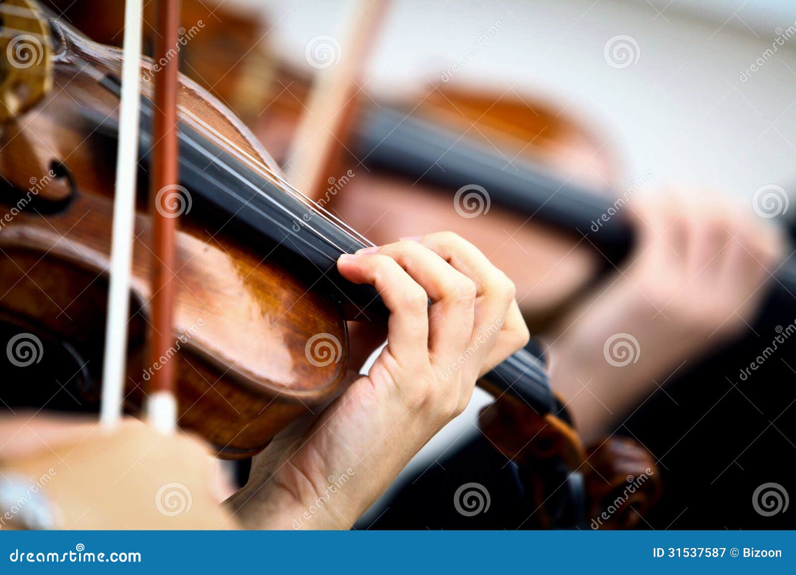 Playing violin stock image. Image of artistic, orchestra - 31537587