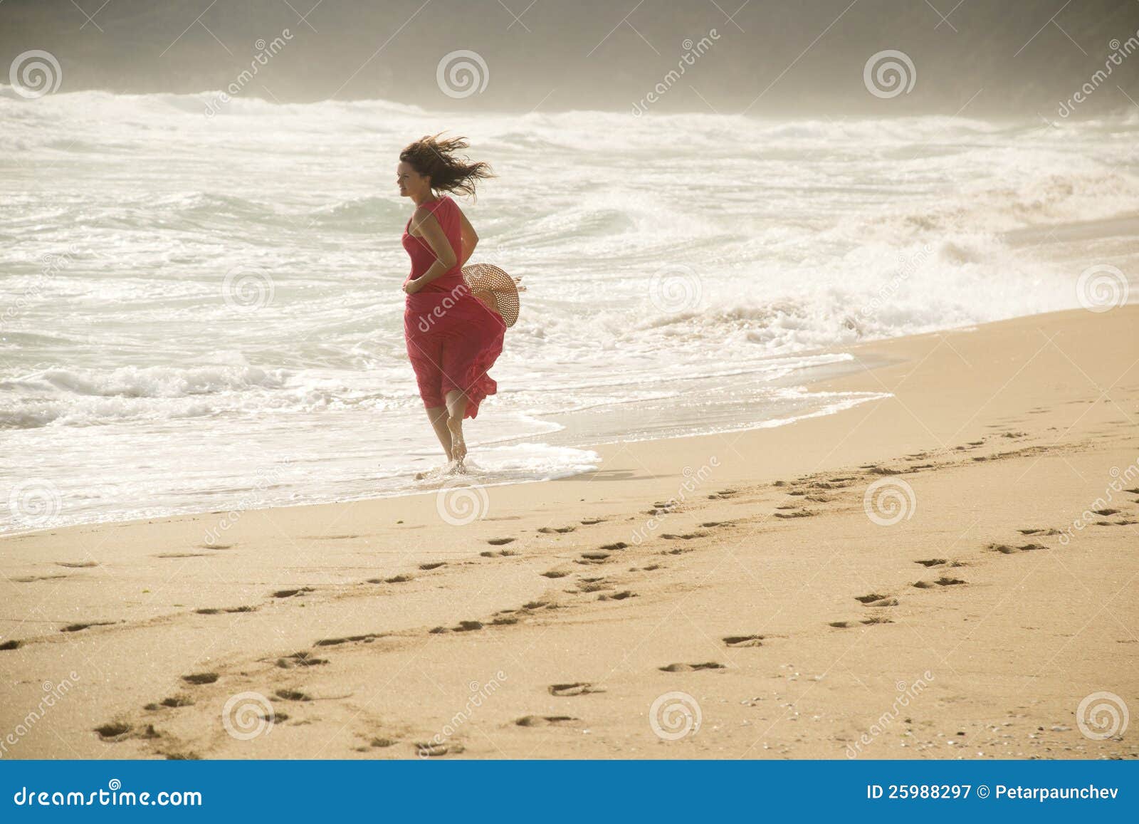 Playing with the waves stock image. Image of play, enjoyment - 25988297